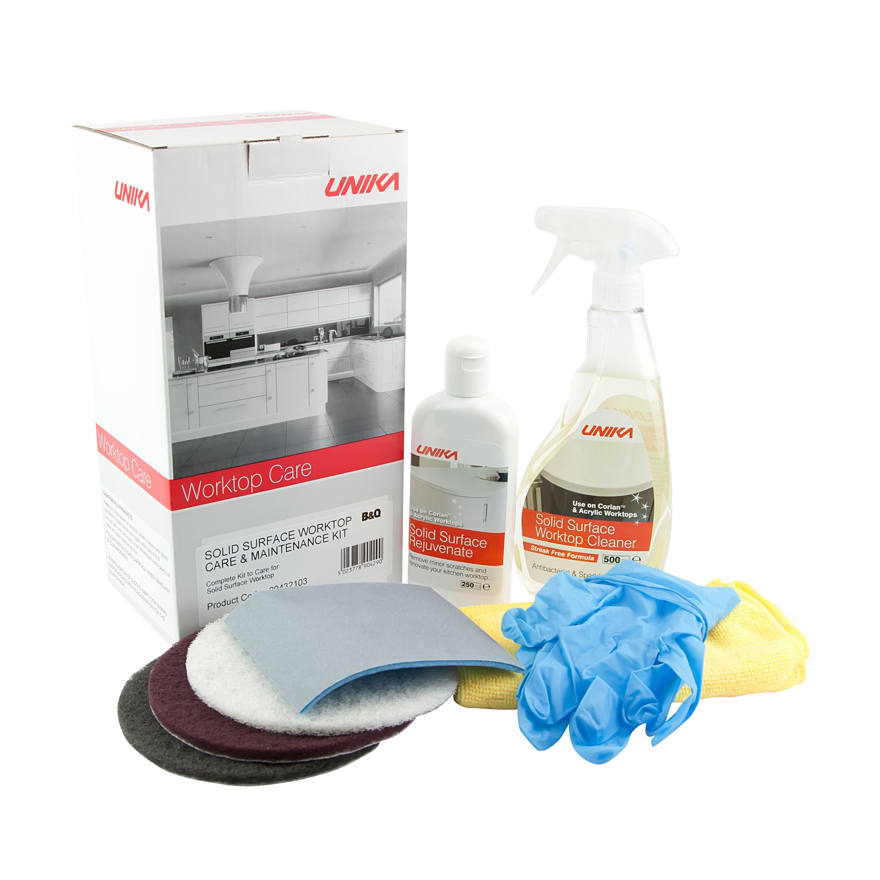 Unika Solid surface Worktop care & maintenance kit | DIY at B&Q