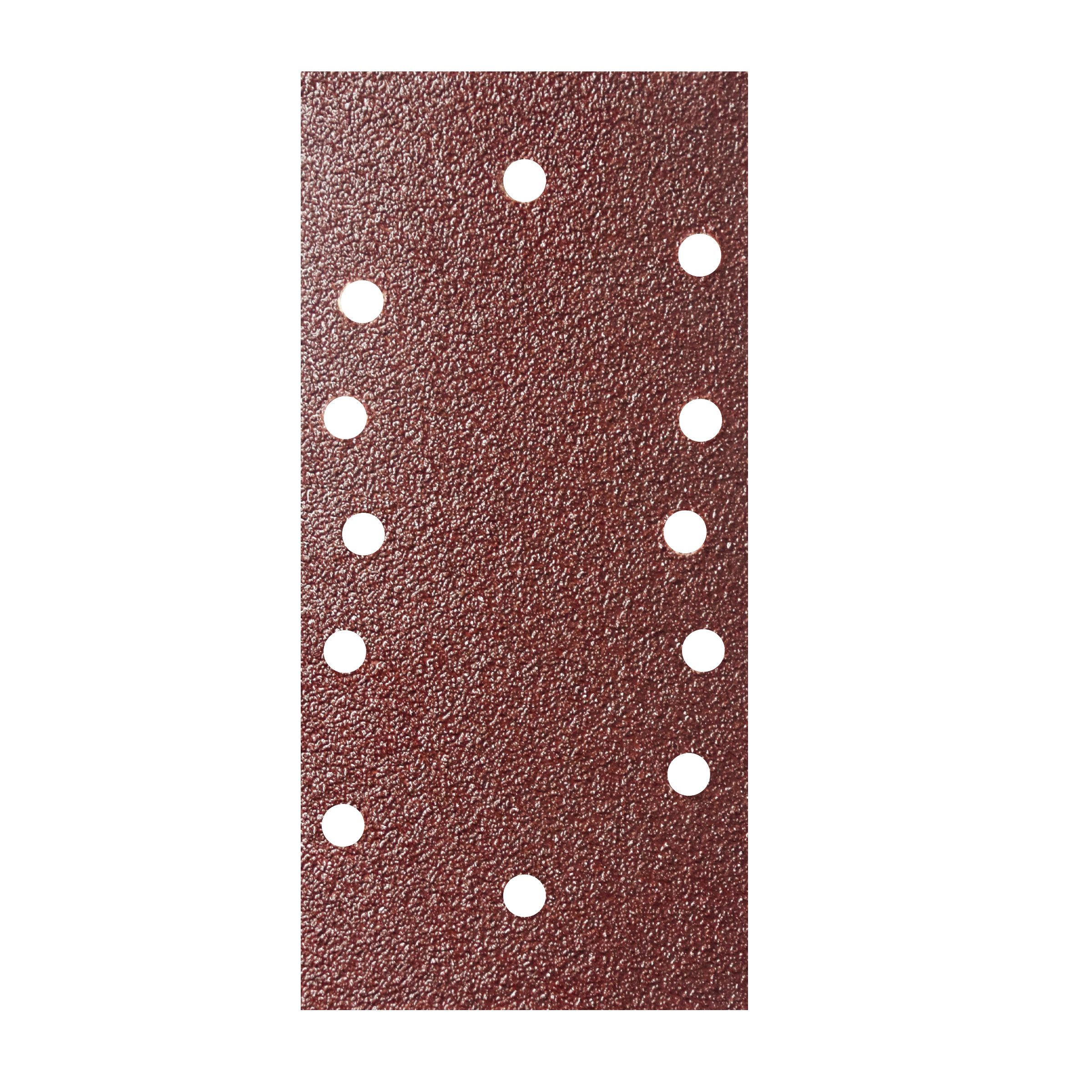 Universal Fit 40 grit Red 1/3 sanding sheet (L)185mm (W)93mm, Pack of 5 ...