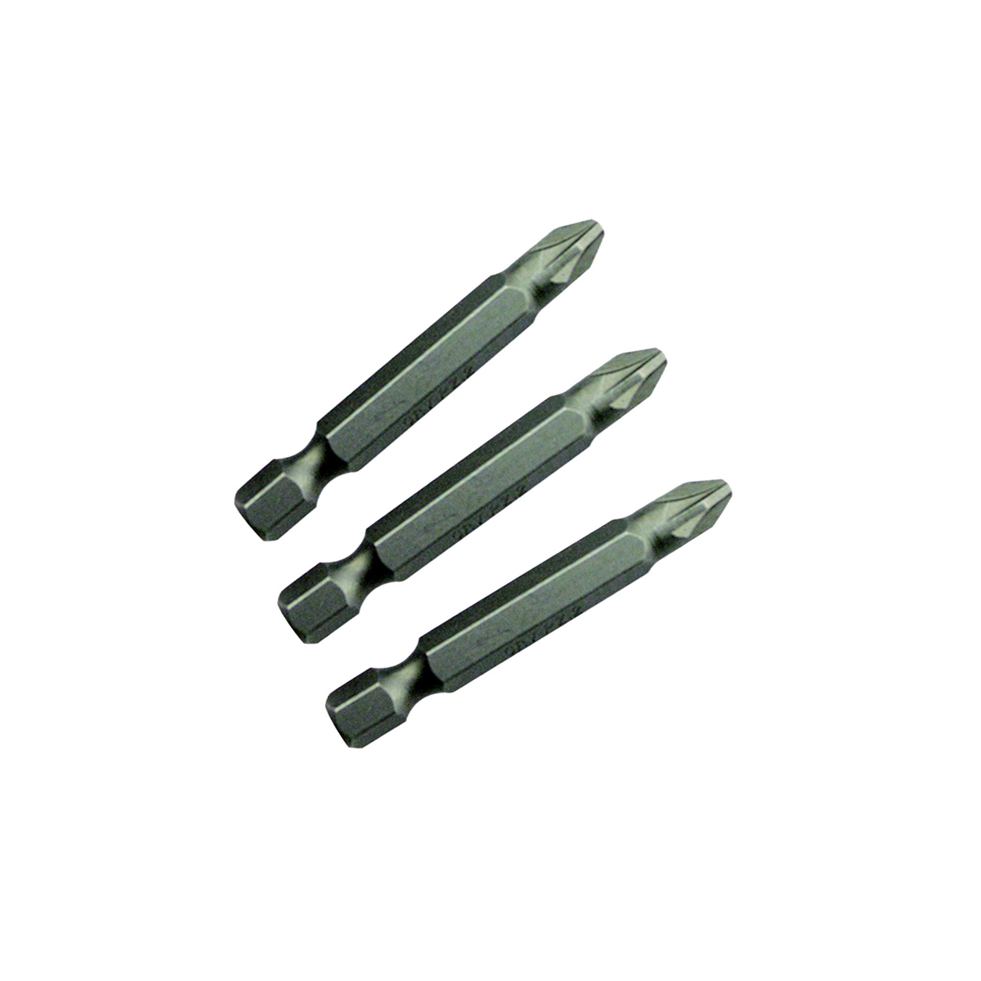 Universal PZ Screwdriver bits (L)50mm, Pack of 3 | DIY at B&Q