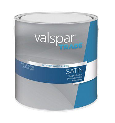 Valspar Trade Interior Metal & wood Satinwood Basecoat, Base A, 2.5L ...