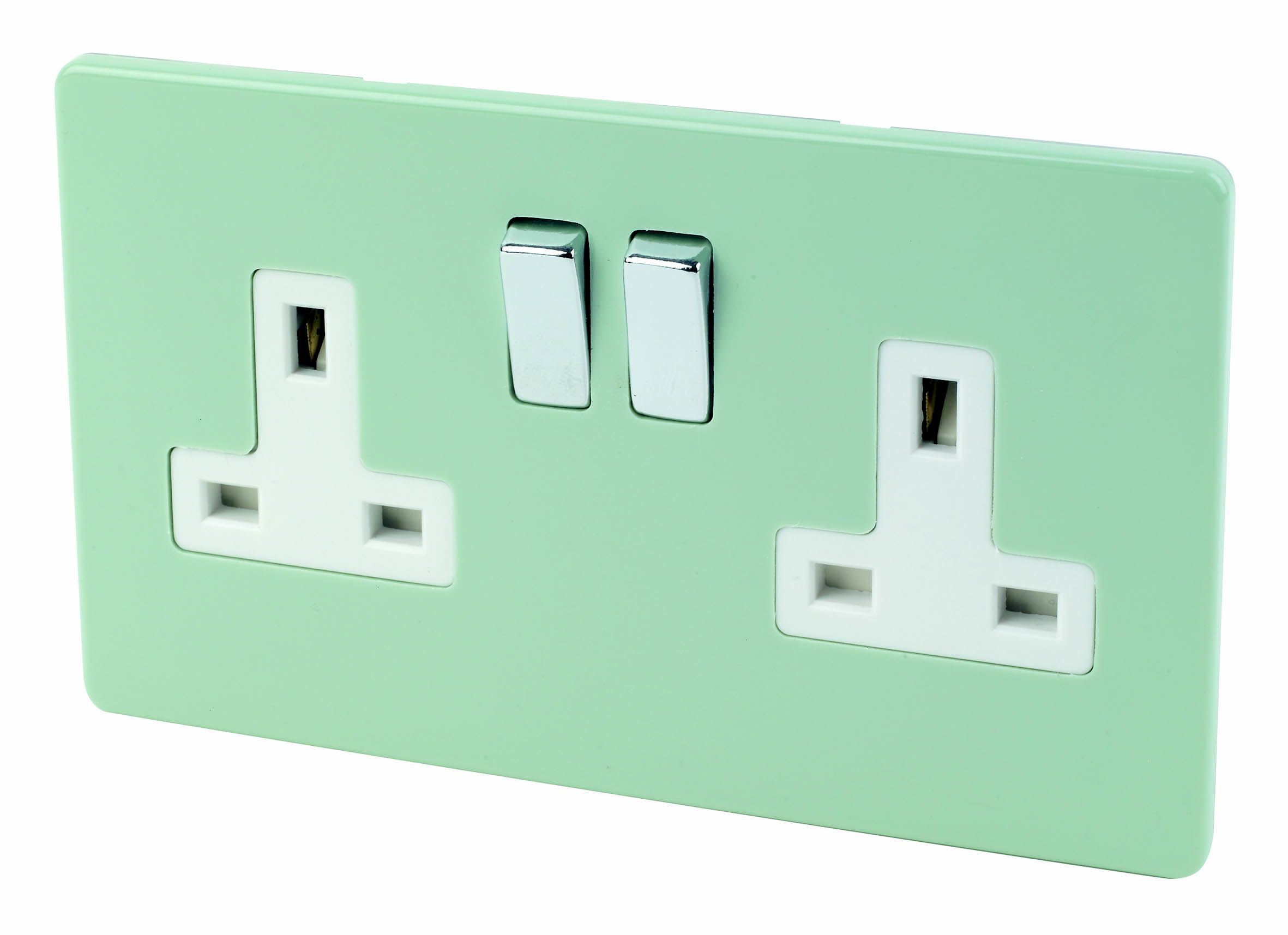 Varilight 13A Socket & White inserts