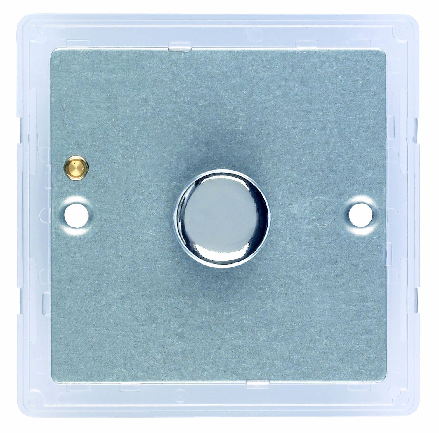 Varilight Steel profile Single 2 way Screwless Dimmer switch