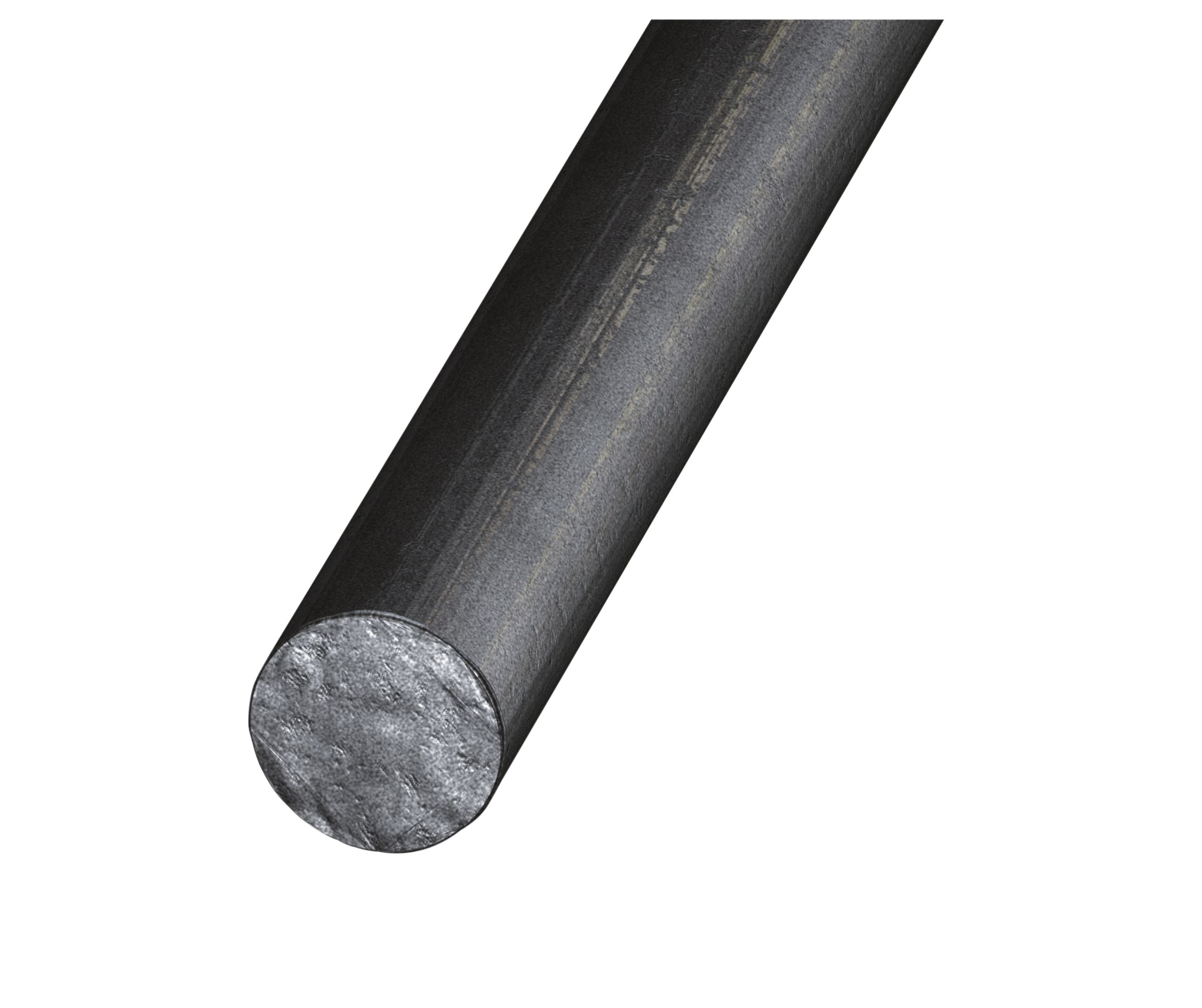 Varnished Hot-rolled steel Round Bar, (L)1m (Dia)8mm | DIY at B&Q