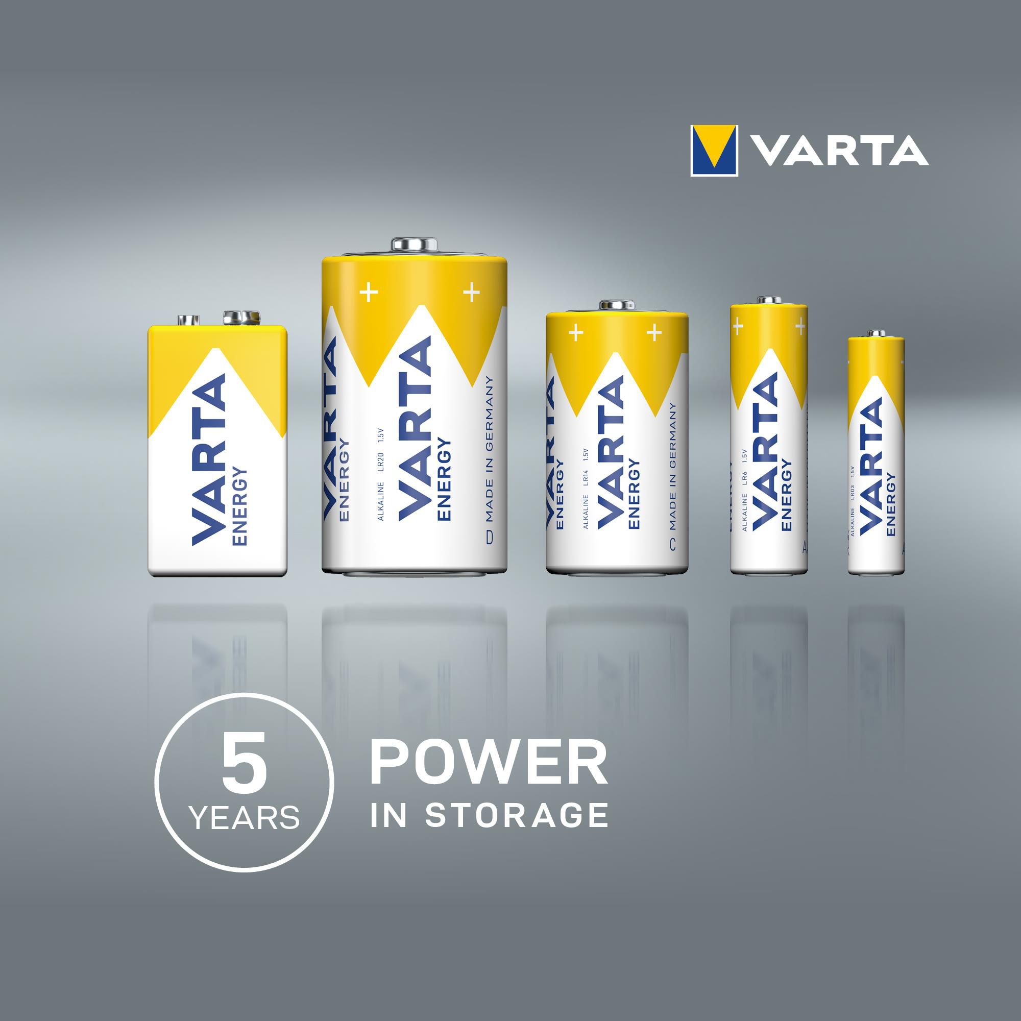 Varta 1.5V 1.15 Batteries, Pack of 30