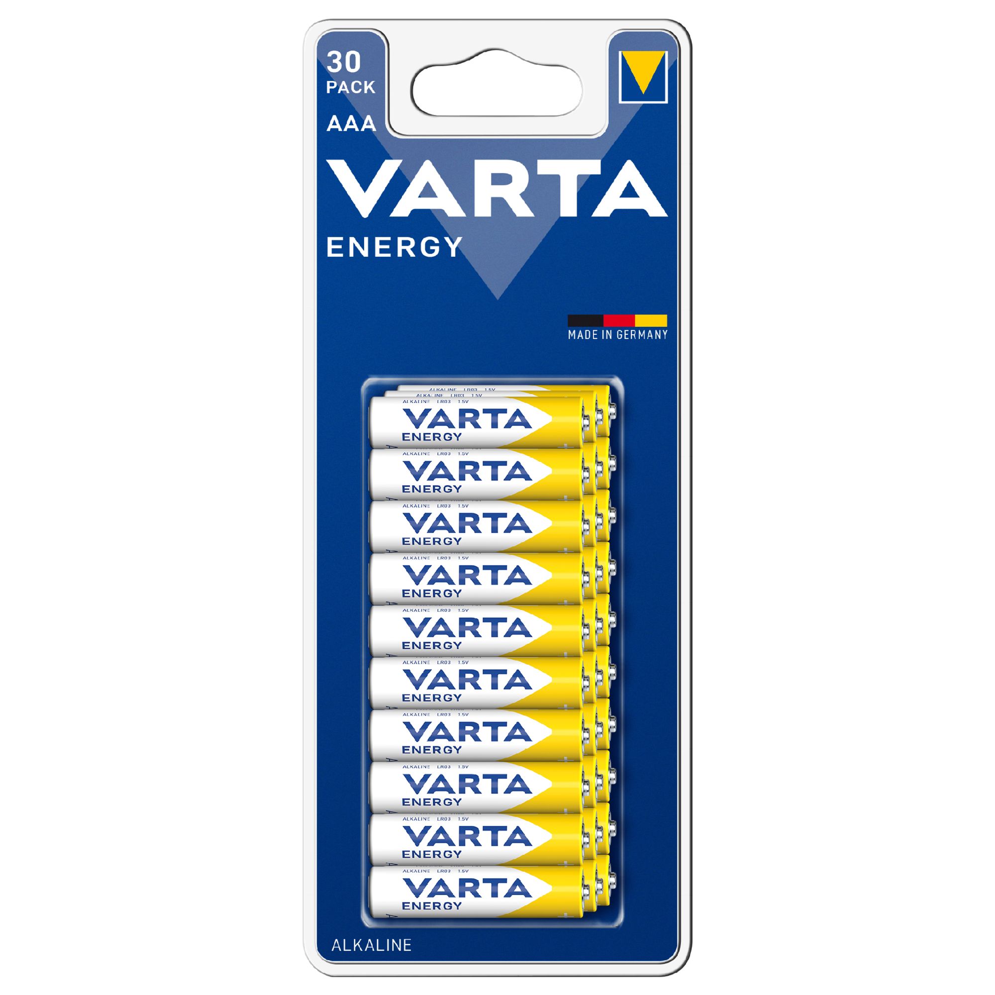 Varta 1.5V 1.15 Batteries, Pack of 30