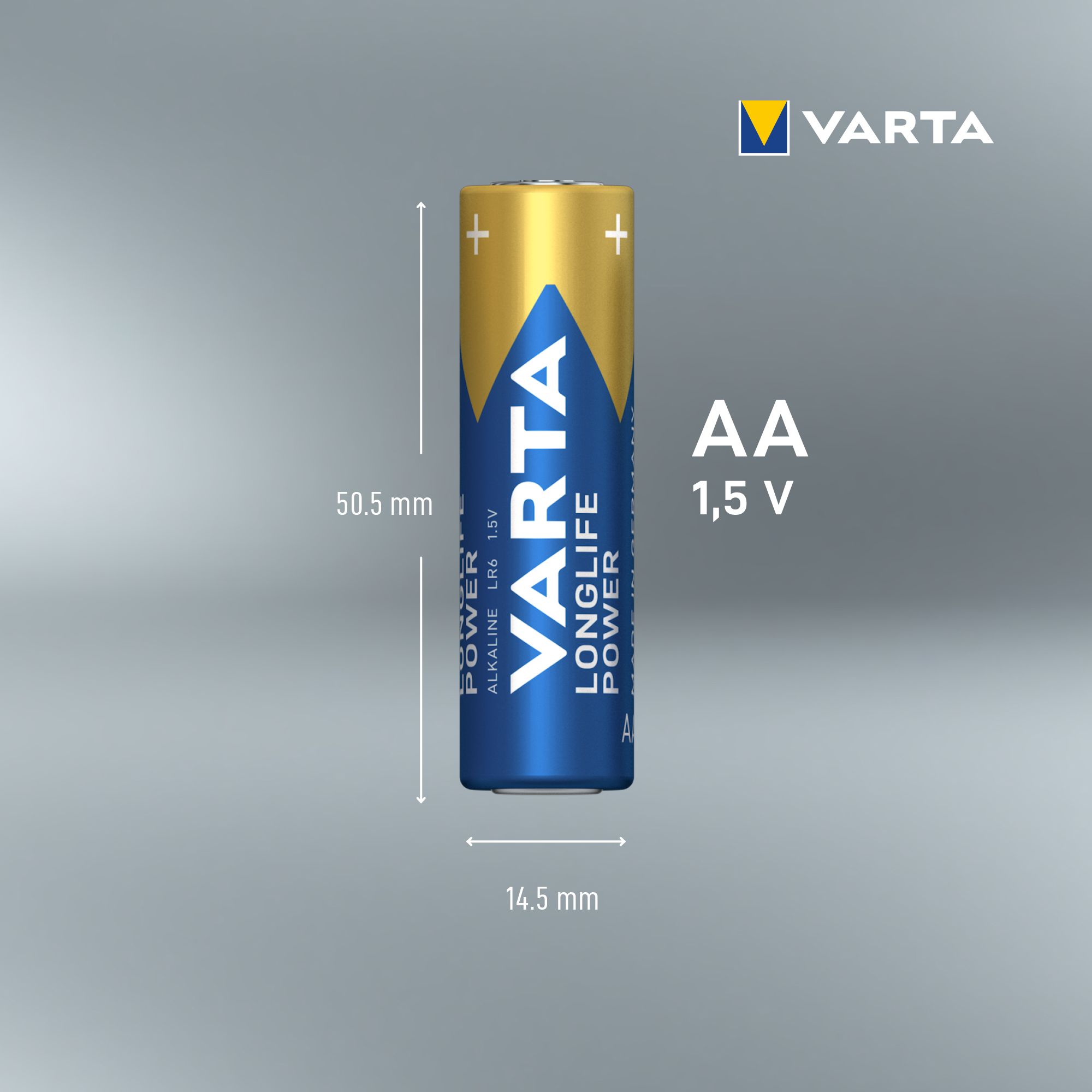Varta 1.5V 2.97 Batteries, Pack of 6