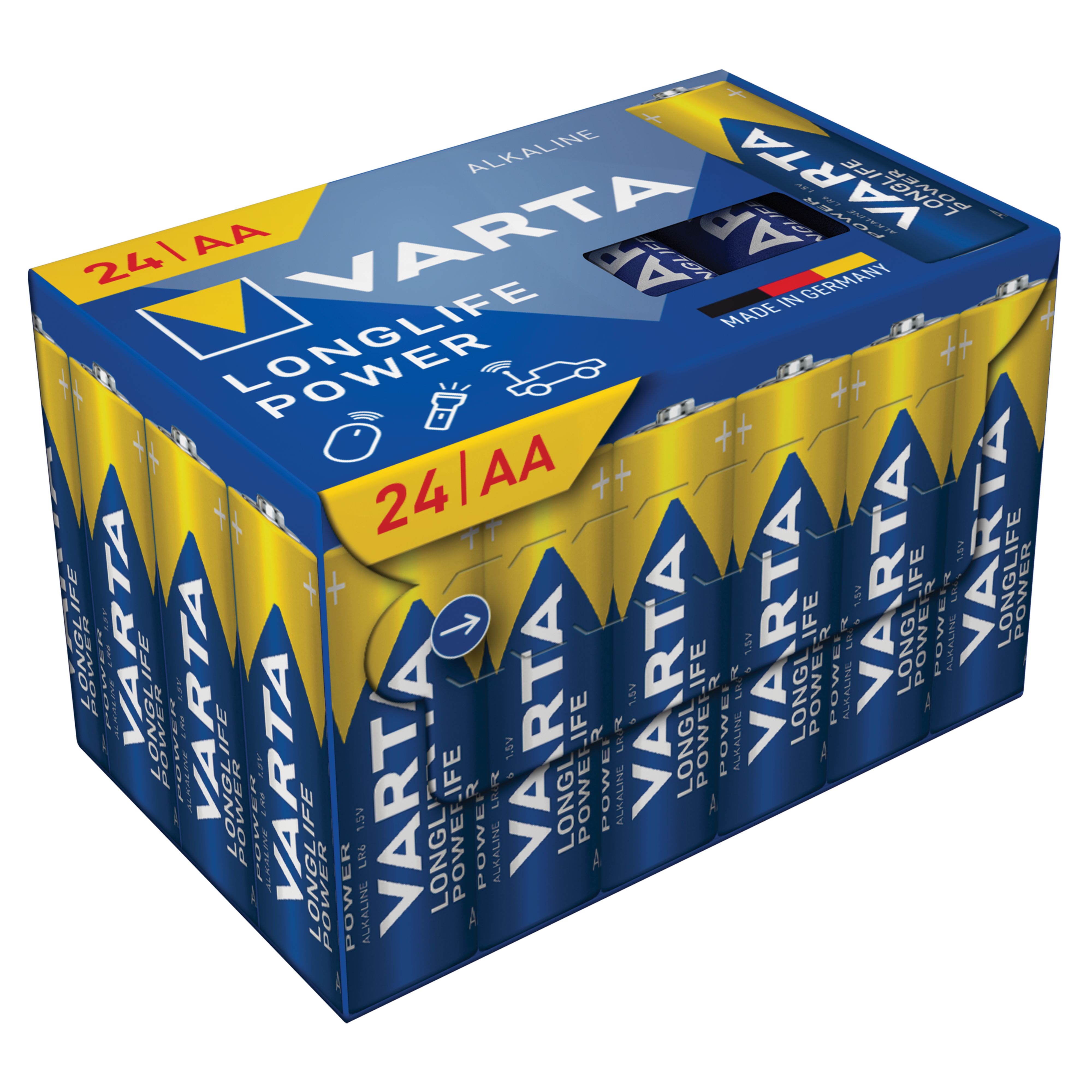 Varta 1.5V AA Batteries, Pack of 24