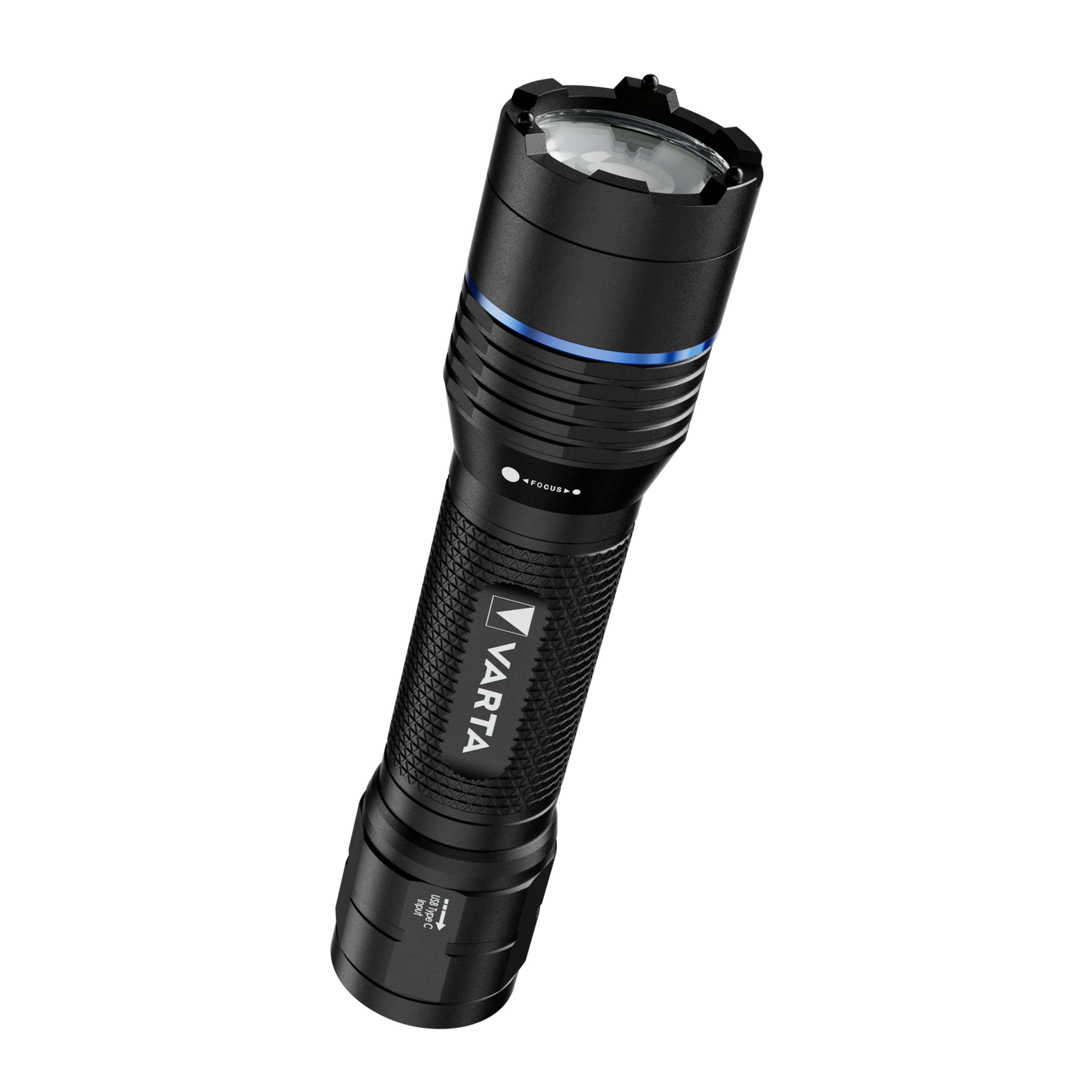 Varta Black Rechargeable 1000lm LED Battery-powered Portable flashlight
