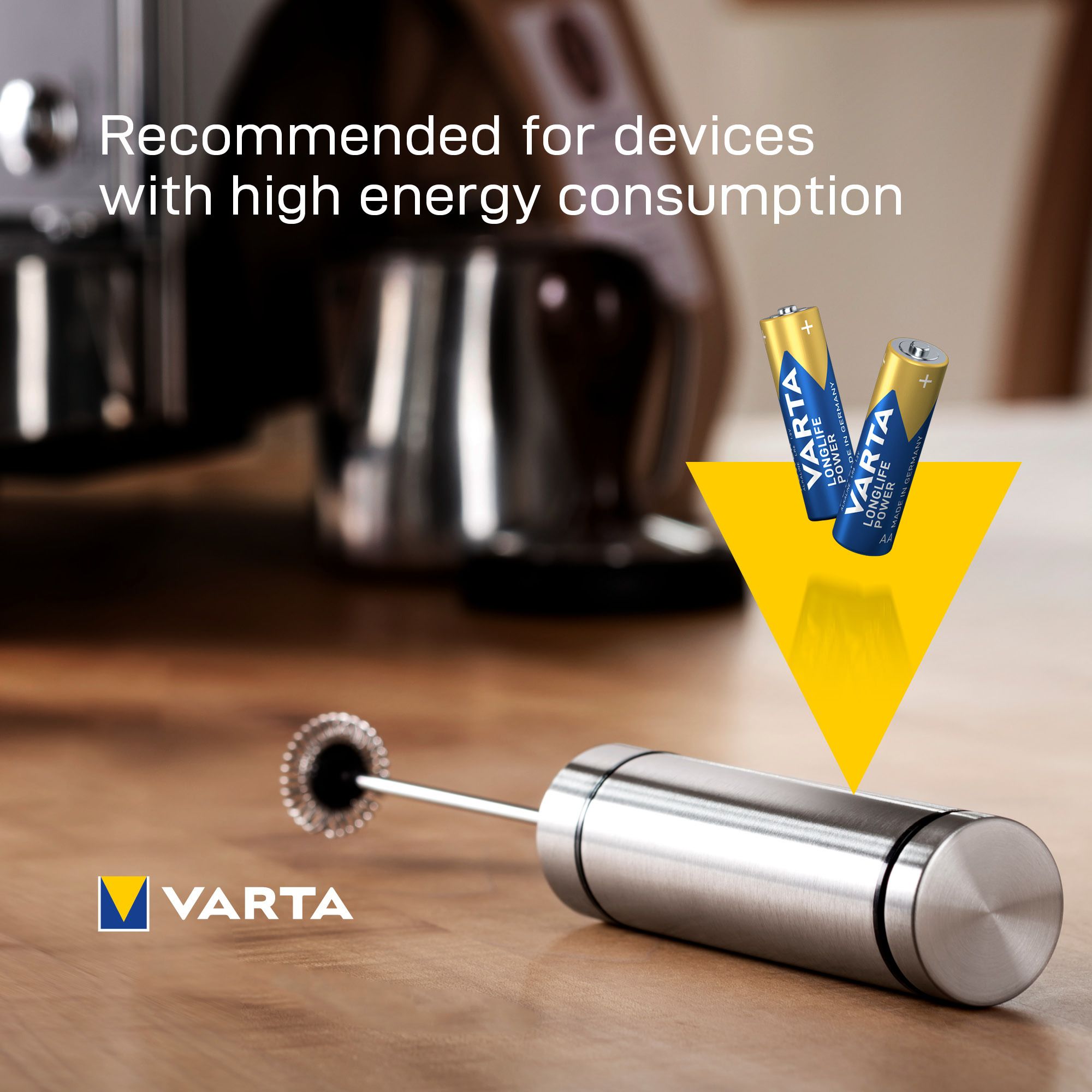 Varta Longlife Power 1.5V AA Batteries, Pack of 40