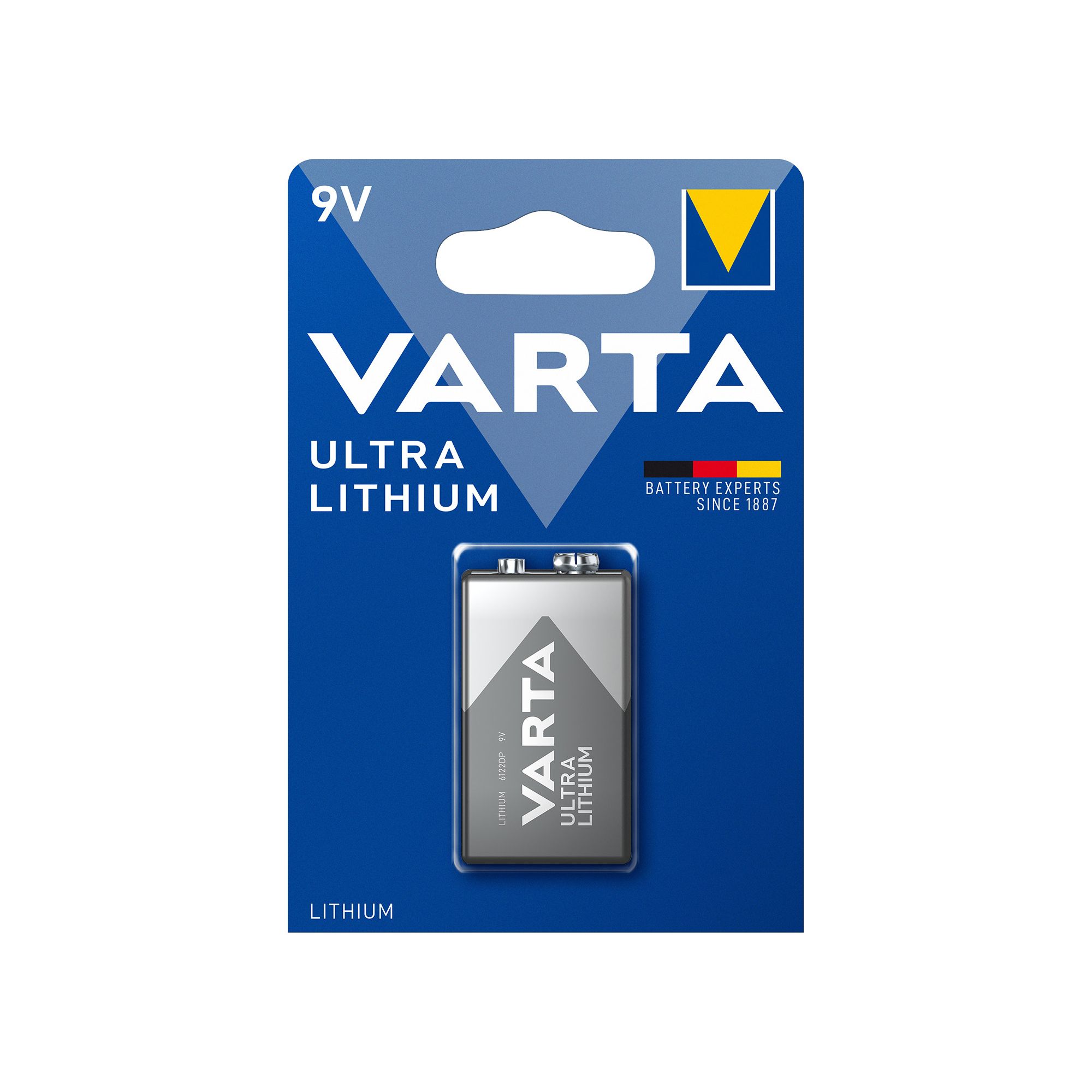 Varta Ultra Lithium 9V, E-Block Battery