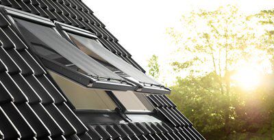 Velux Black Daylight Roof window blind (W)78cm