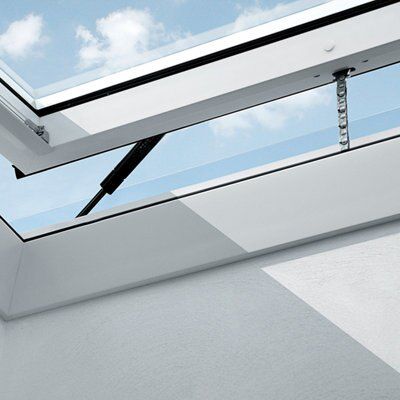 Velux Un-plasticised polyvinyl chloride (uPVC) Fixed Flat roof window ...