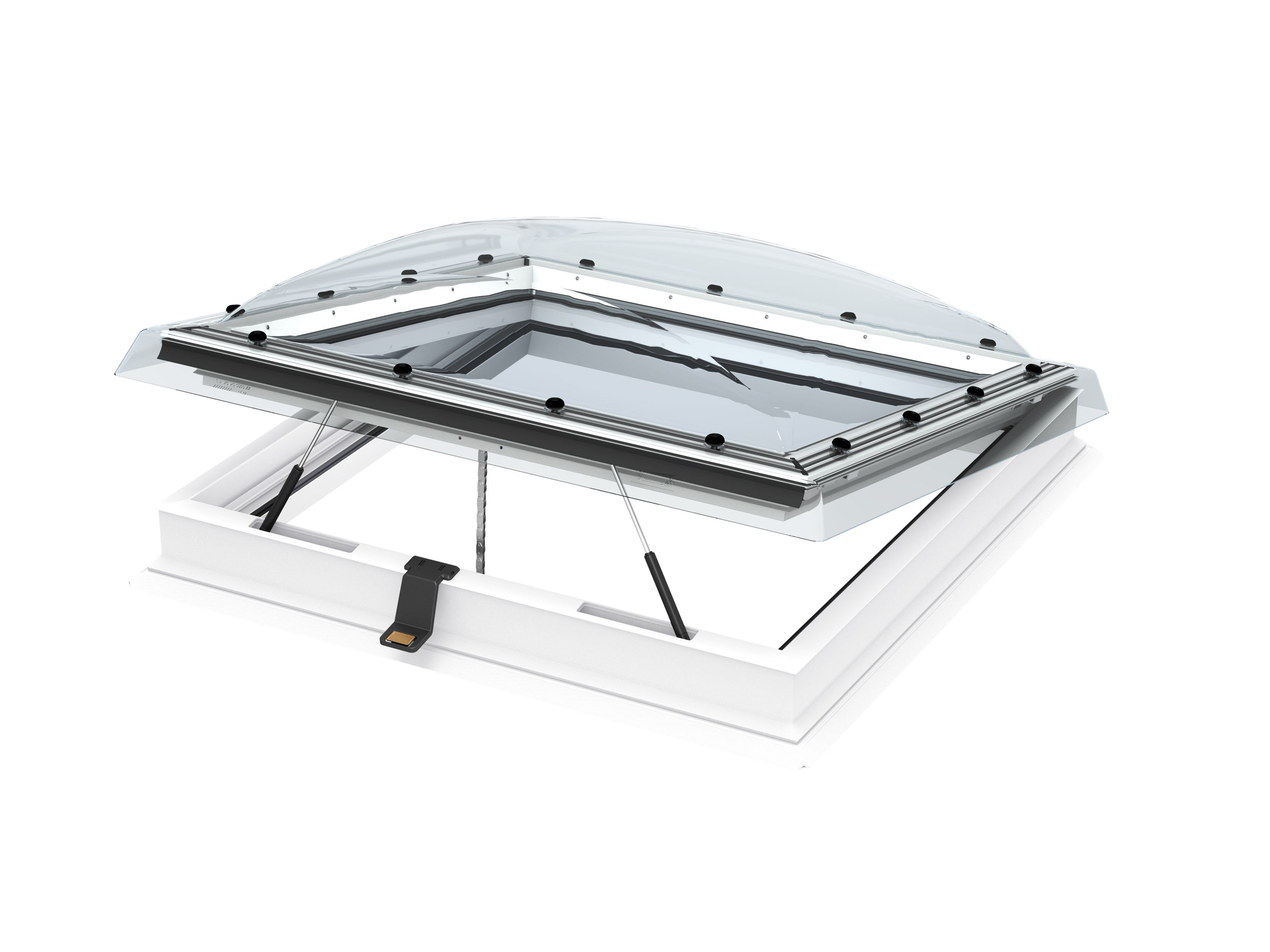 Velux White Polyvinyl chloride (PVC) Roof window, (H)1200mm (W)900mm ...