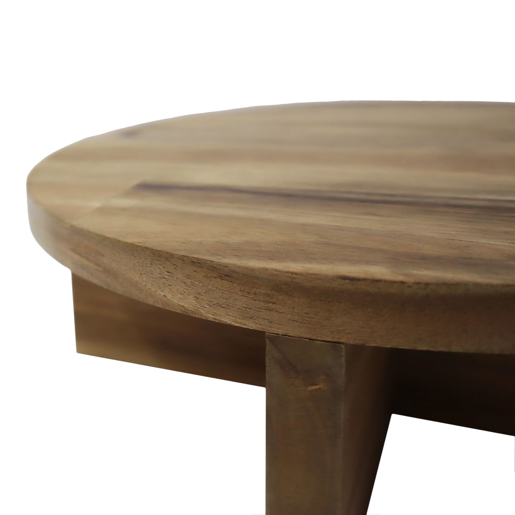 Verve 19cm Cylindrical Wood Raised Pot stand