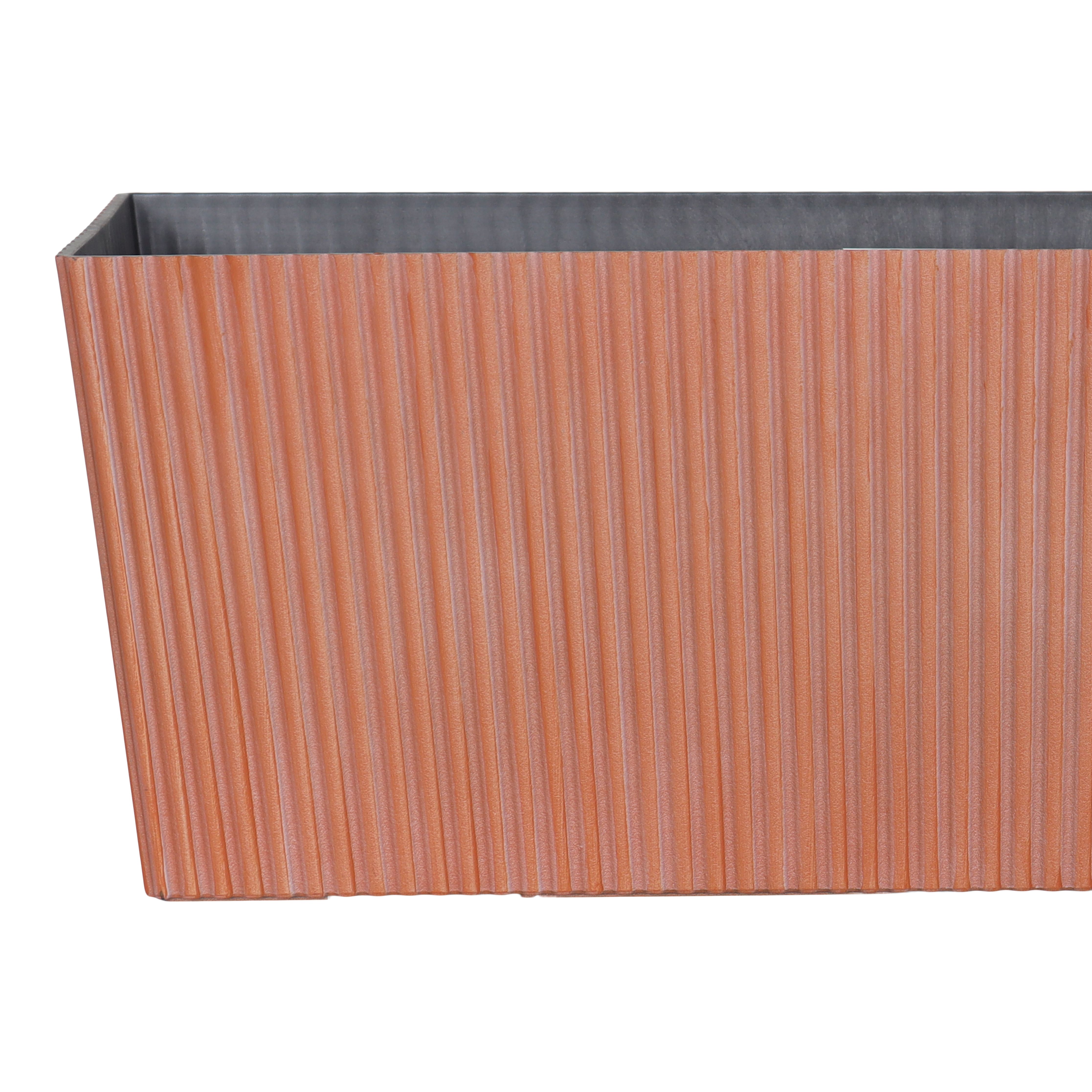 VERVE 27L BROWN PLASTIC RECTANGULAR TROUGH (H)21CM (W)60CM (D)60CM