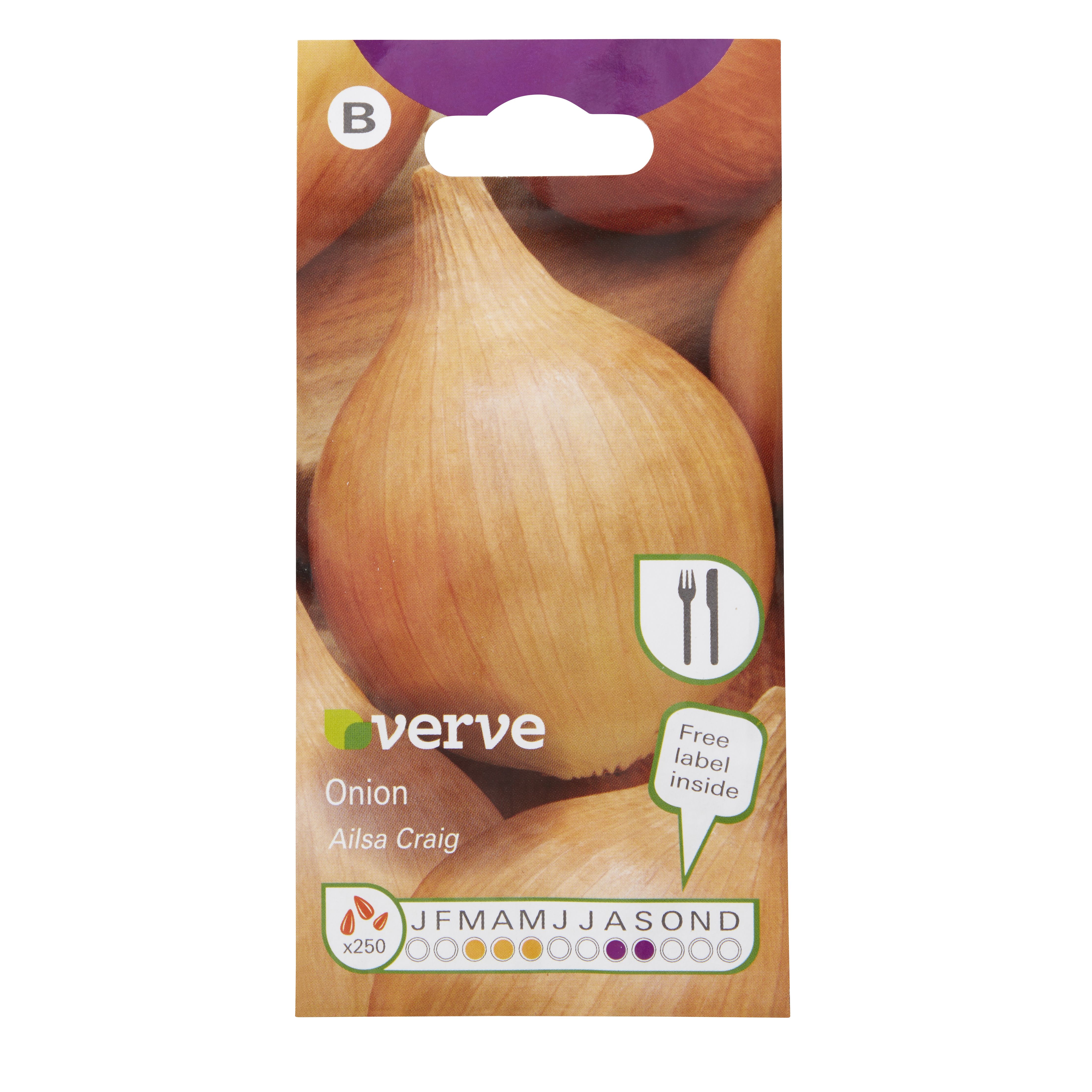 Verve Ailsa craig onion Vegetable Seeds