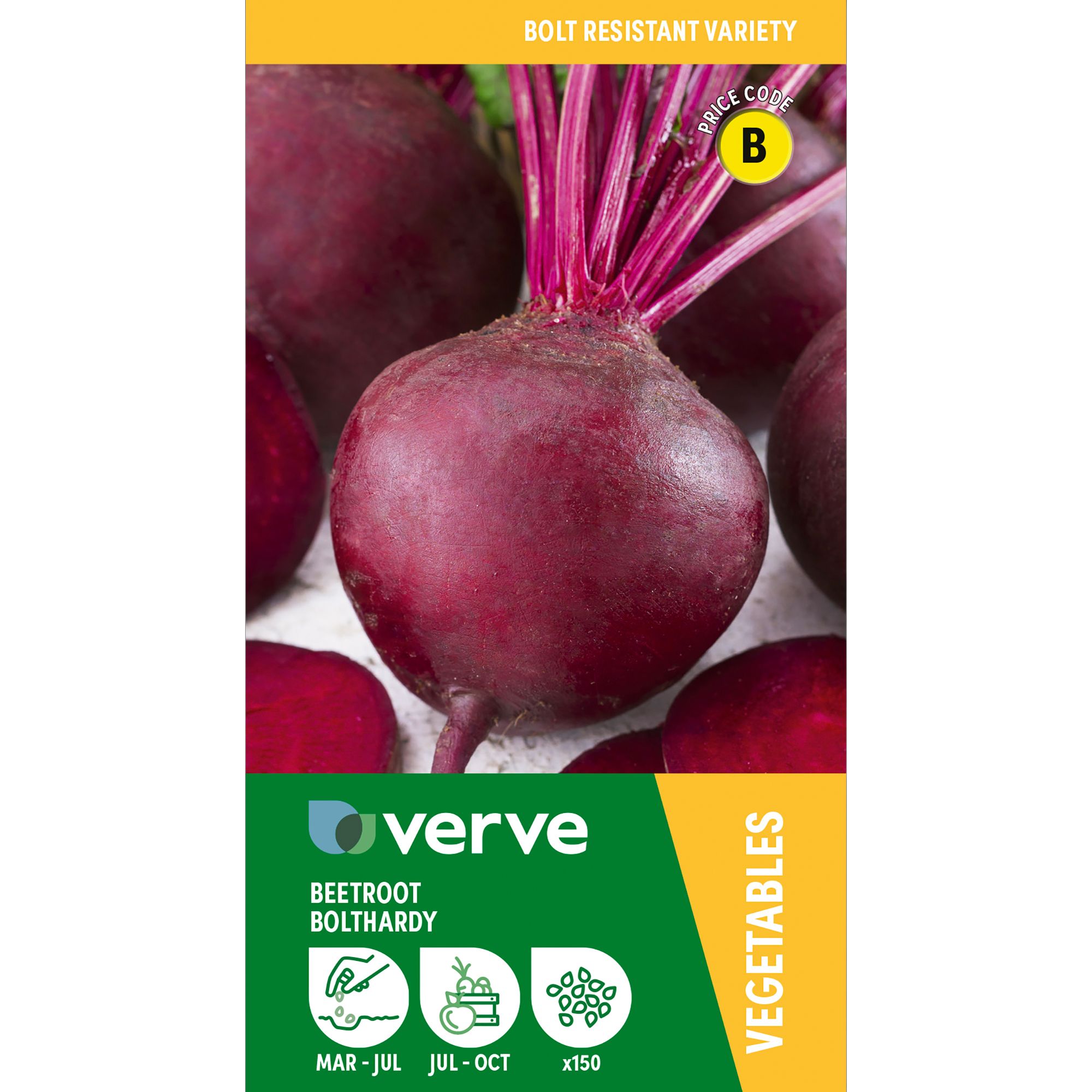 Verve Beetroot 'Bolthardy' Vegetable Seeds