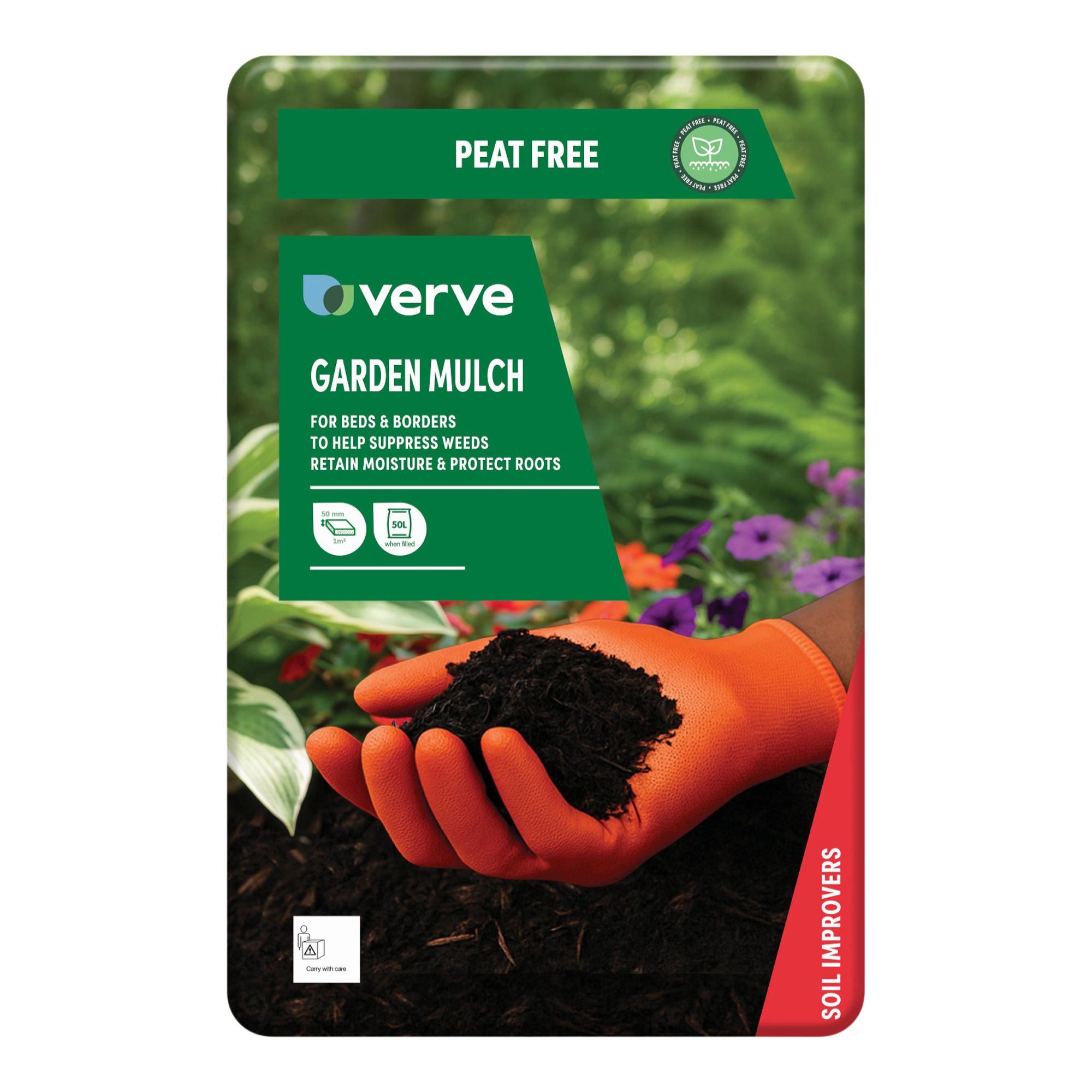 VERVE BROWN SMALL MULCH 50L BAG