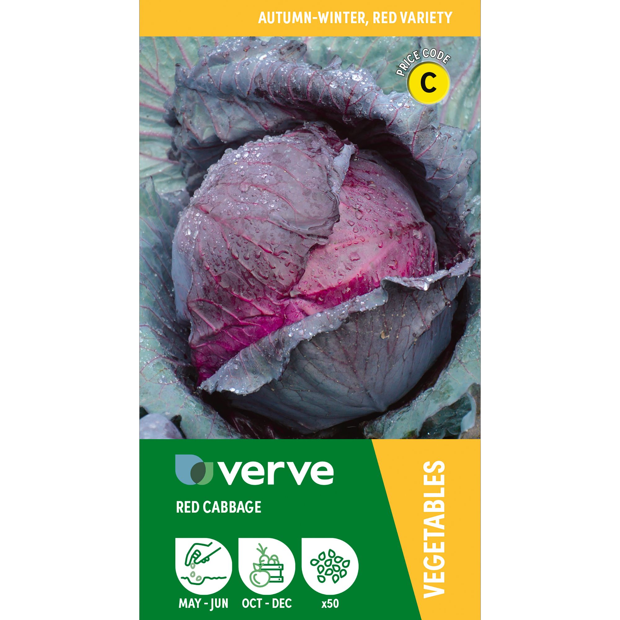 Verve Cabbage 'Langedijker Bewaar 2 ' Vegetable Seeds