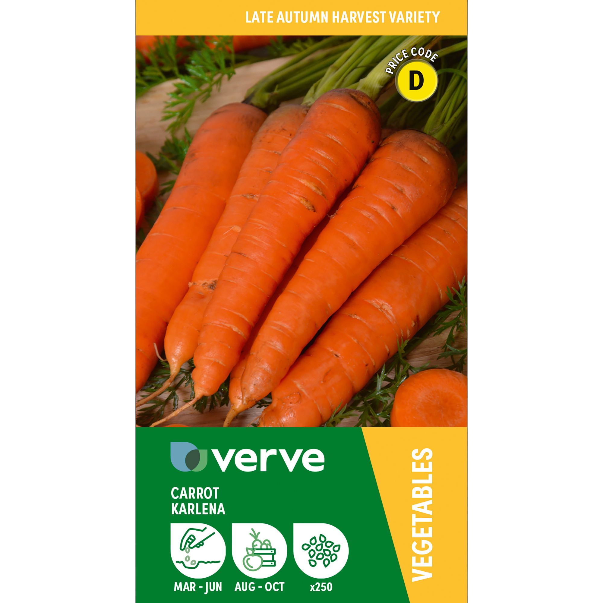 Verve Carrot 'Karlena' Vegetable Seeds