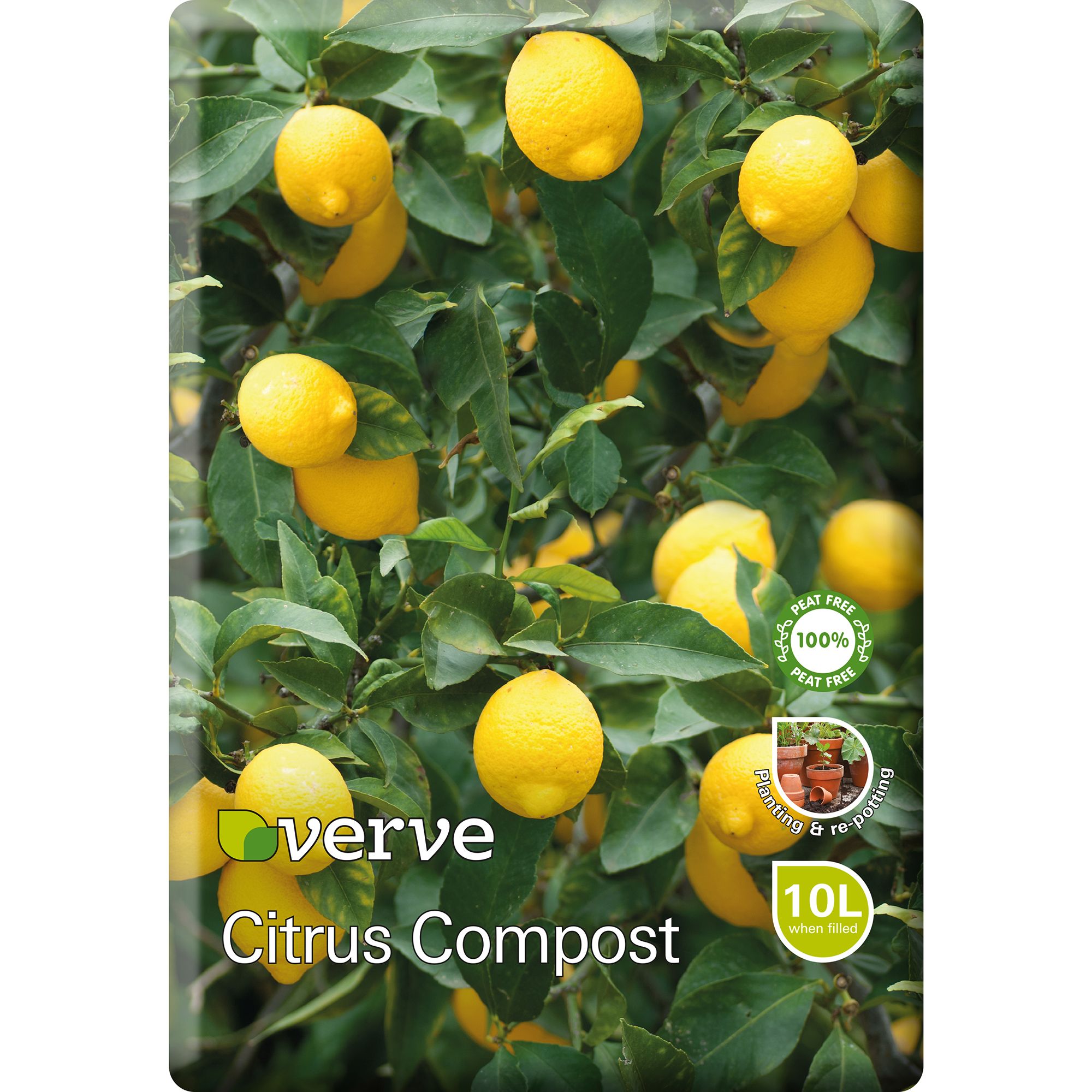 Verve Citrus Pots & planters Compost 10L Bag | DIY at B&Q