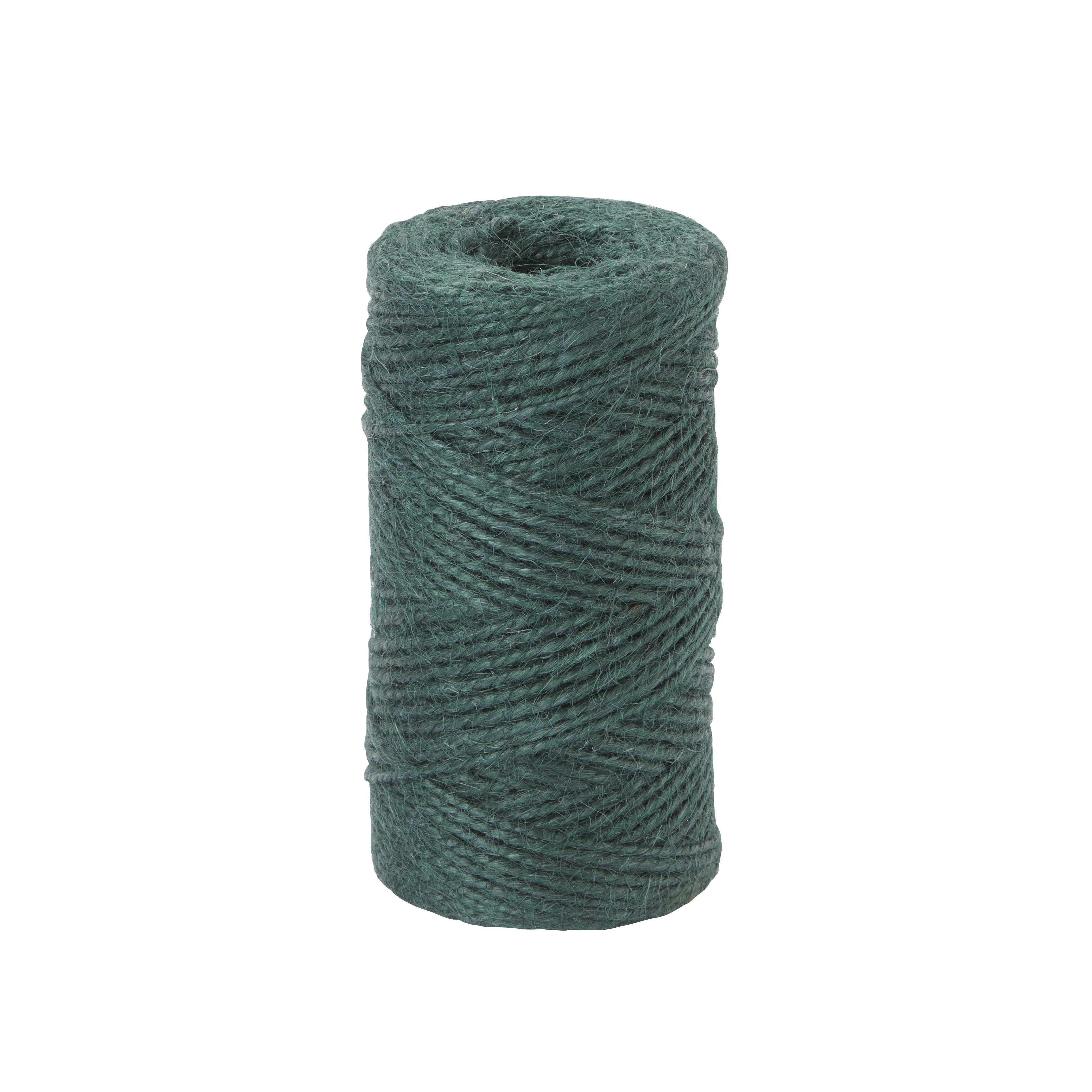 Verve Green Jute Rope, (L)100m | DIY at B&Q