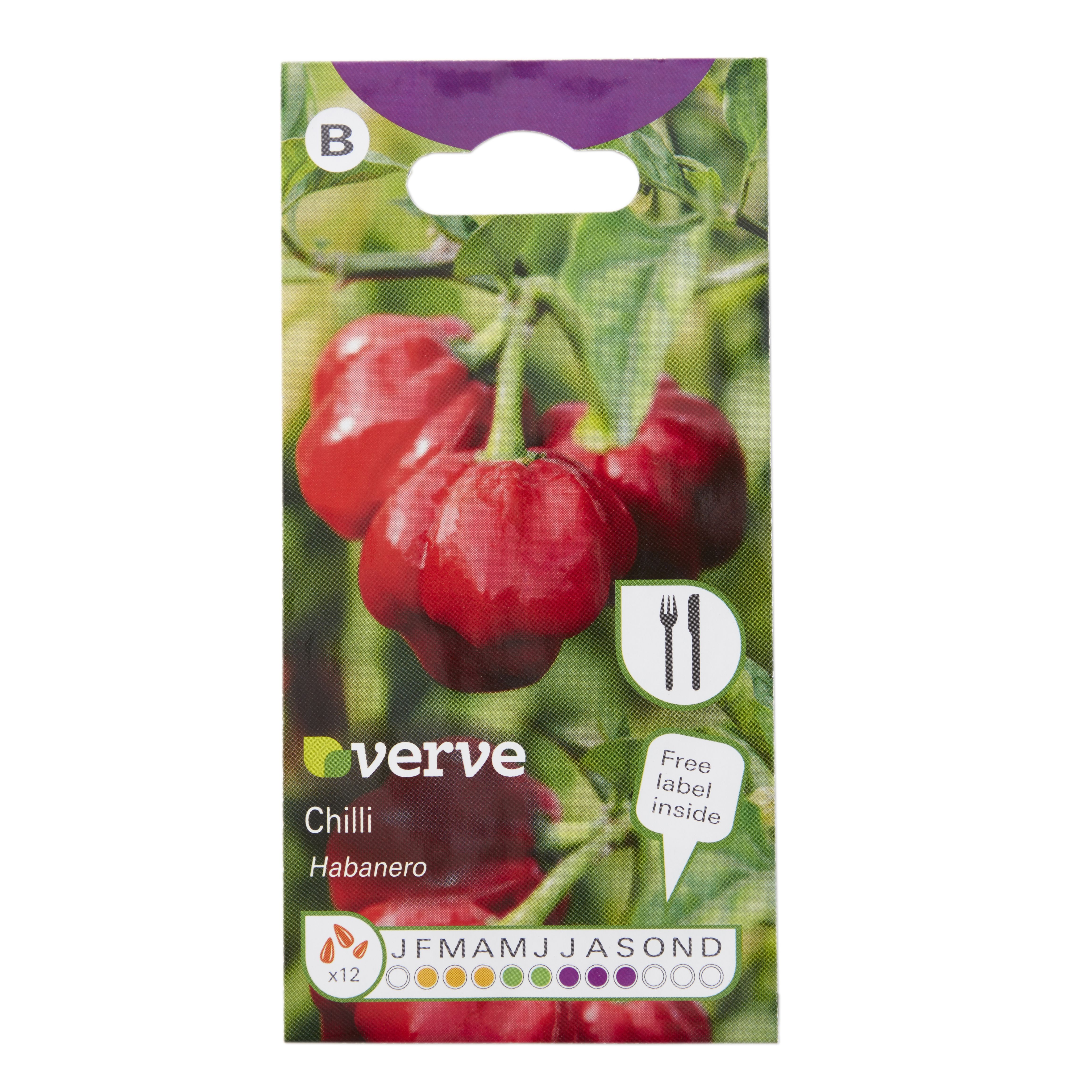 Verve Habanero chilli Seeds | DIY at B&Q