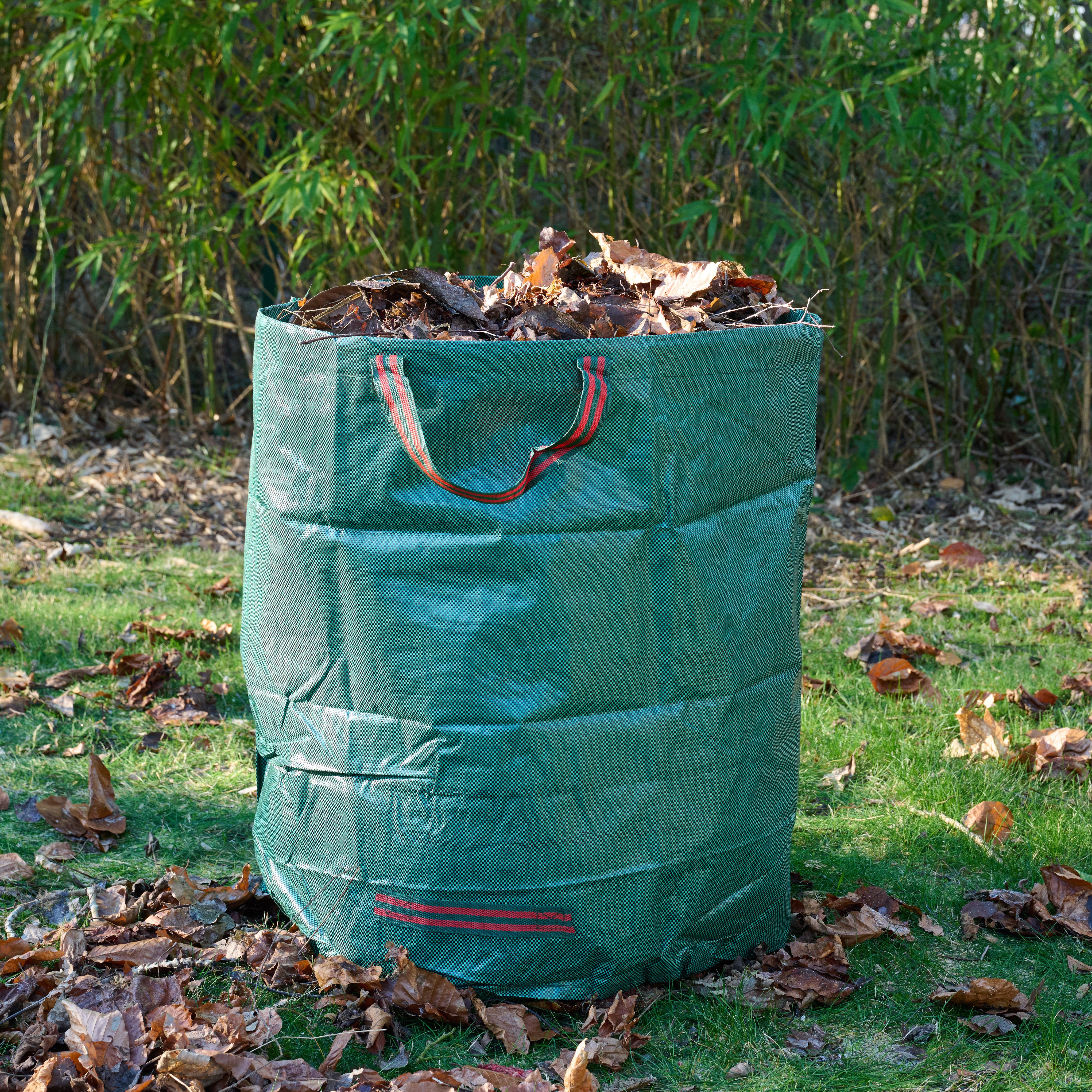 Verve Heavy duty Green Garden sack, 220L 40kg