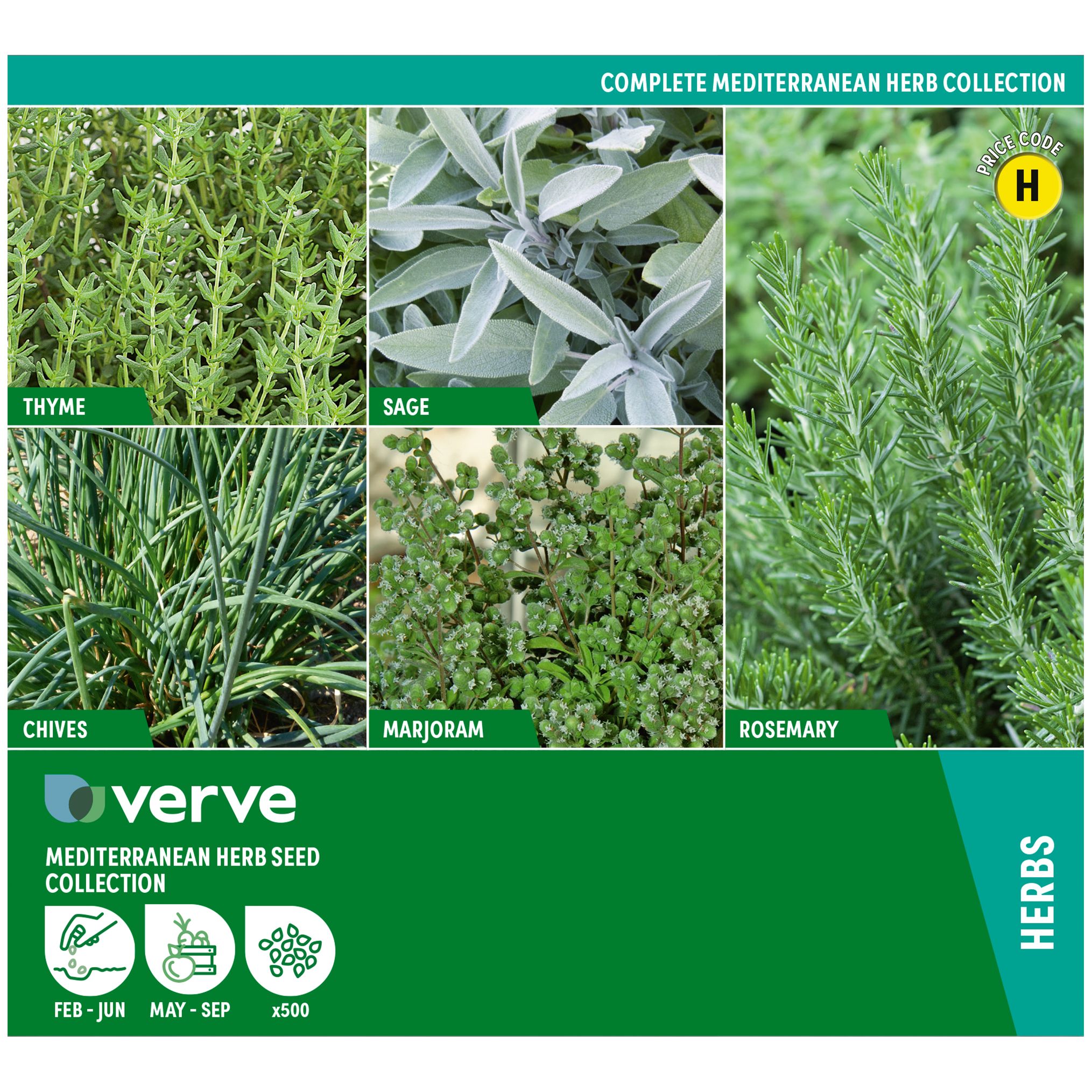 Verve Herb 'Mediterranean Collection' Vegetable Seeds