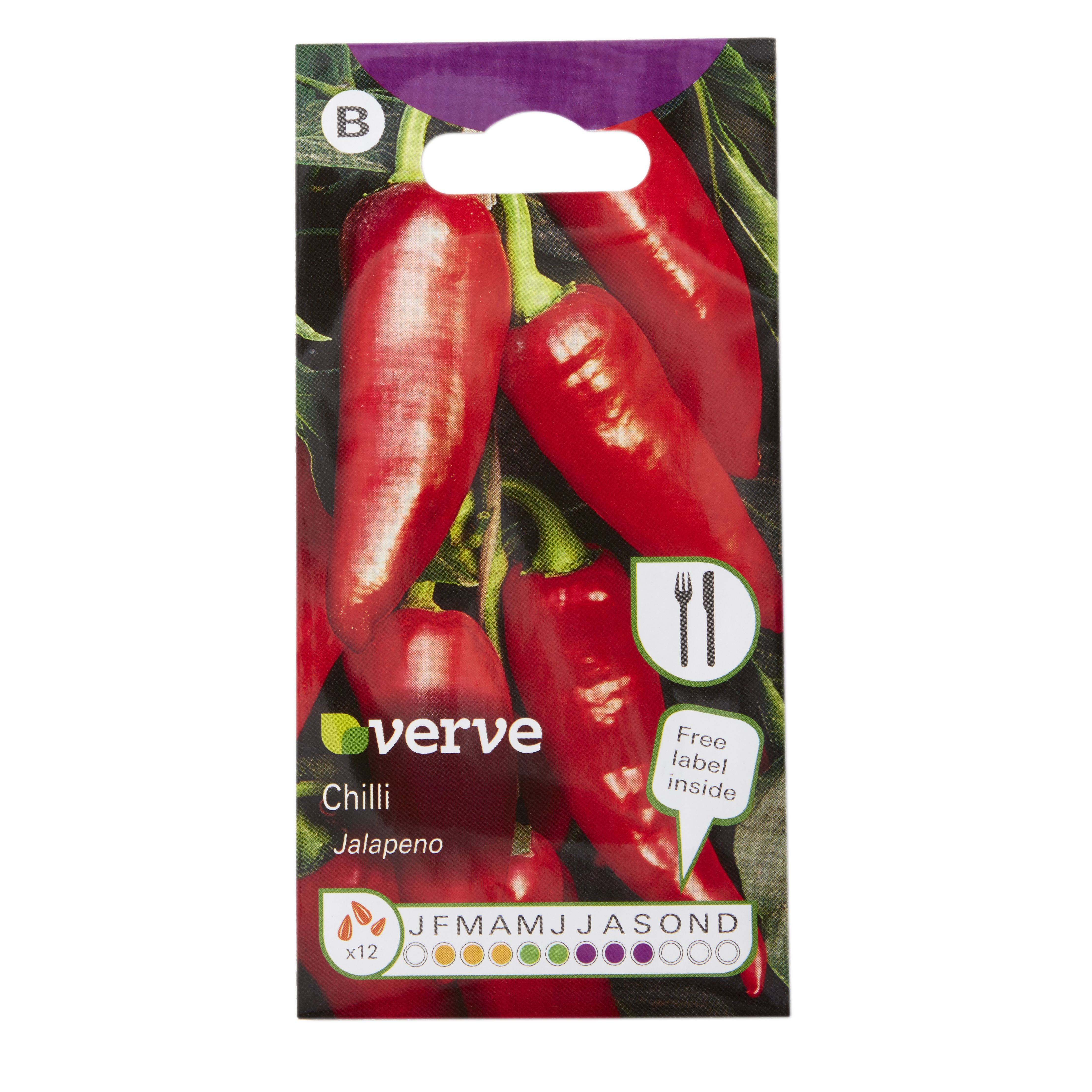 Verve Jalapeno Vegetable Seeds | DIY at B&Q