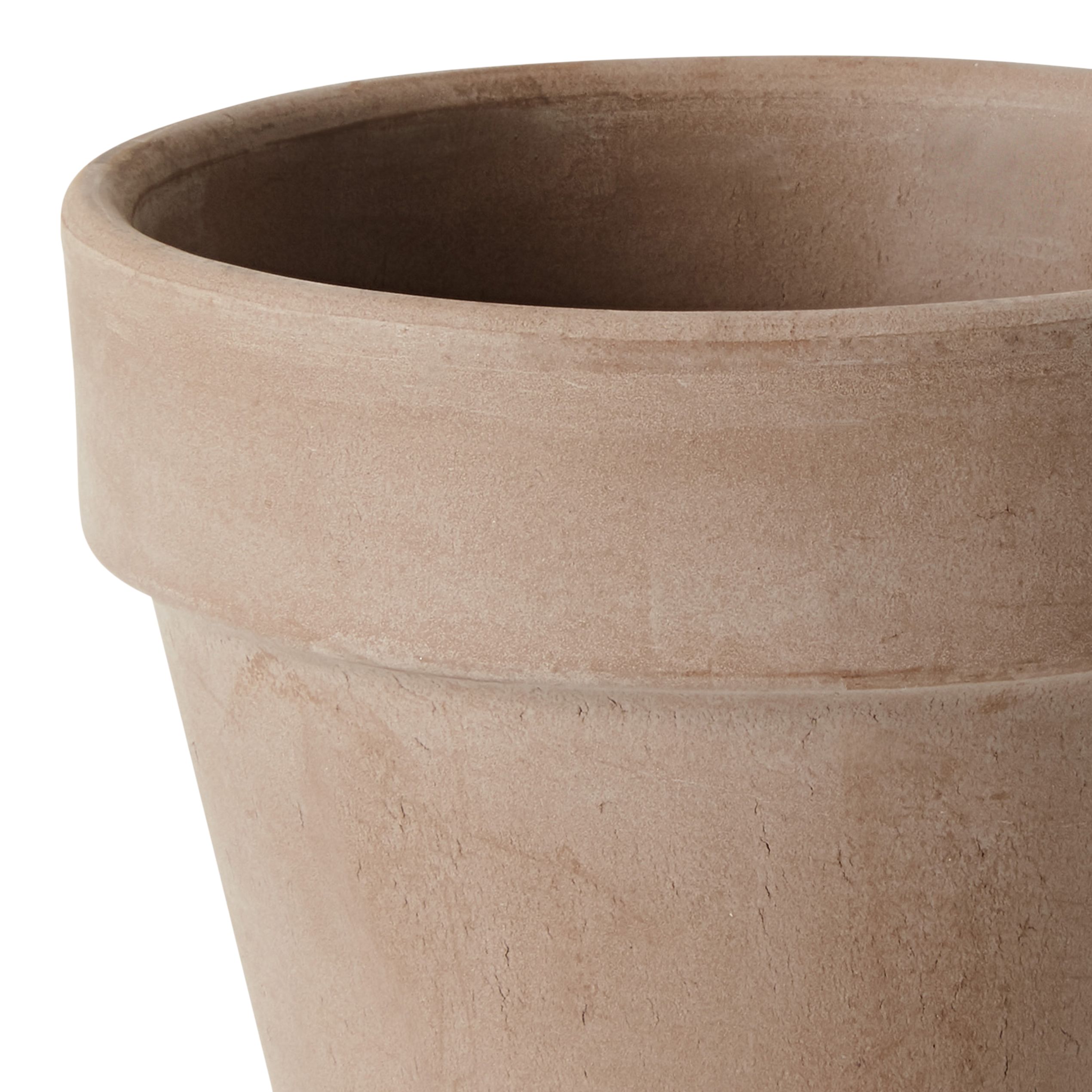 Verve Laleh Brown Terracotta Grow pot (Dia) 11.2cm, (H)10cm, 1L