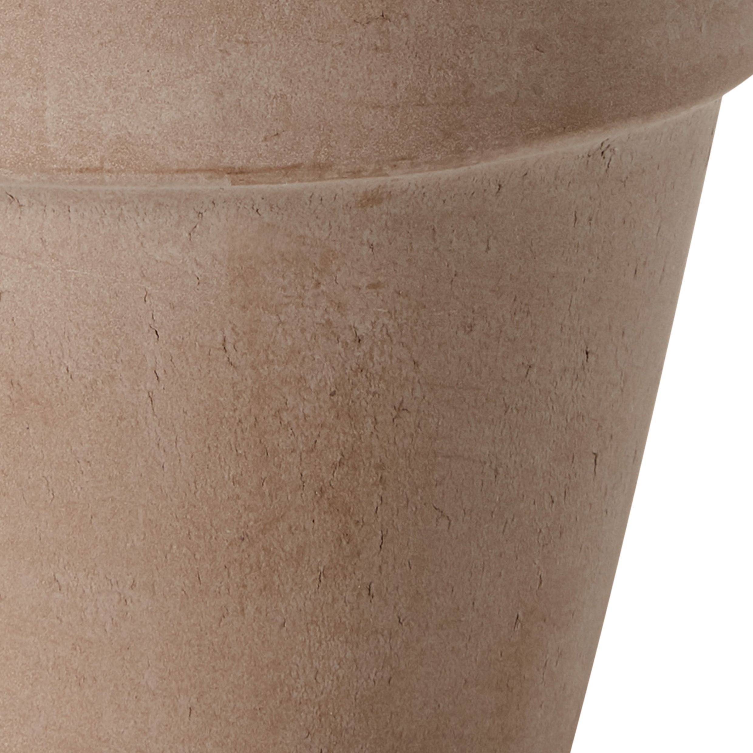 Verve Laleh Brown Terracotta Grow pot (Dia) 11.2cm, (H)10cm, 1L