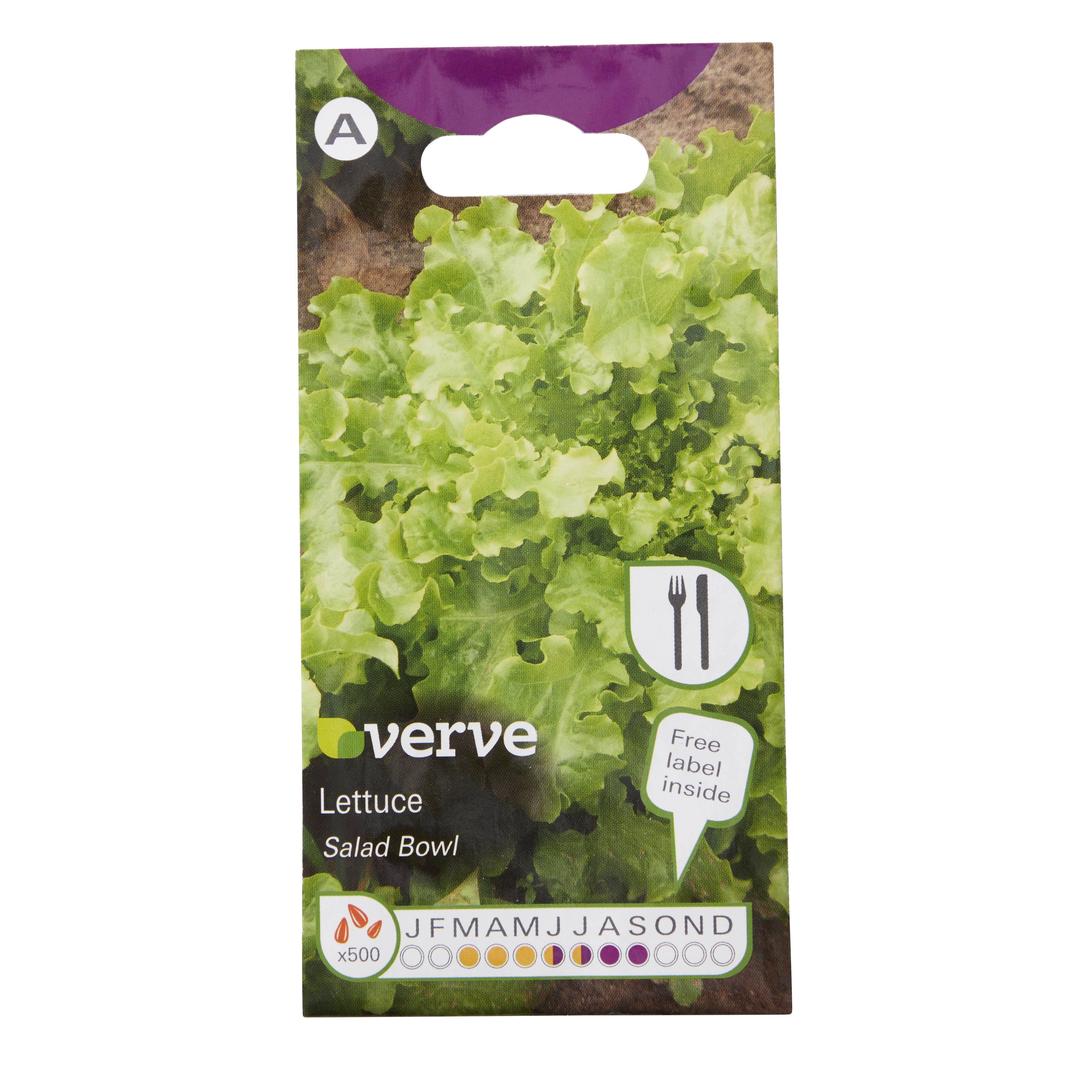 Verve Lettuce salad bowl Vegetable Seeds | DIY at B&Q
