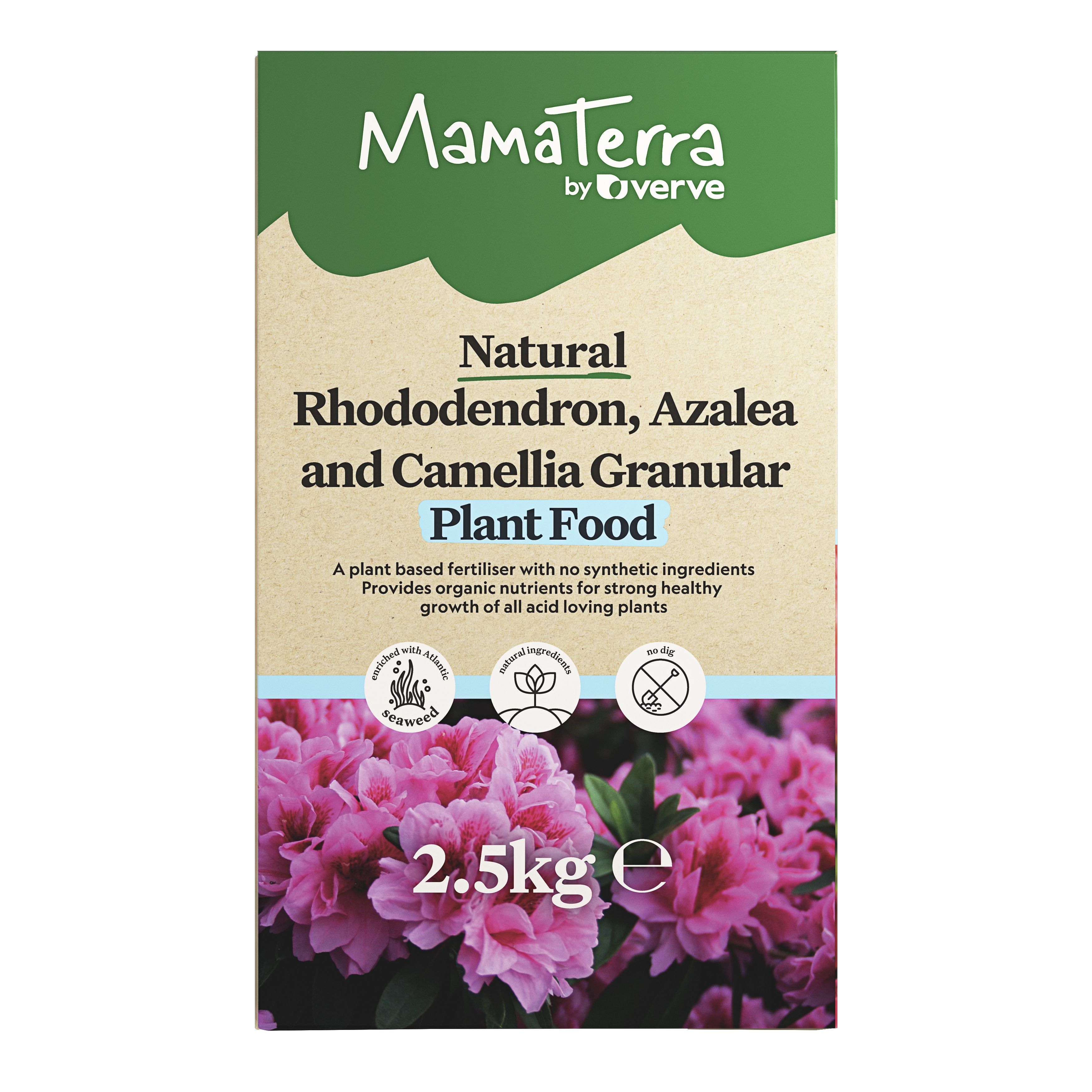 Verve Mamaterra Ericaceous Plant feed Granules 100m² 2.5kg | DIY at B&Q