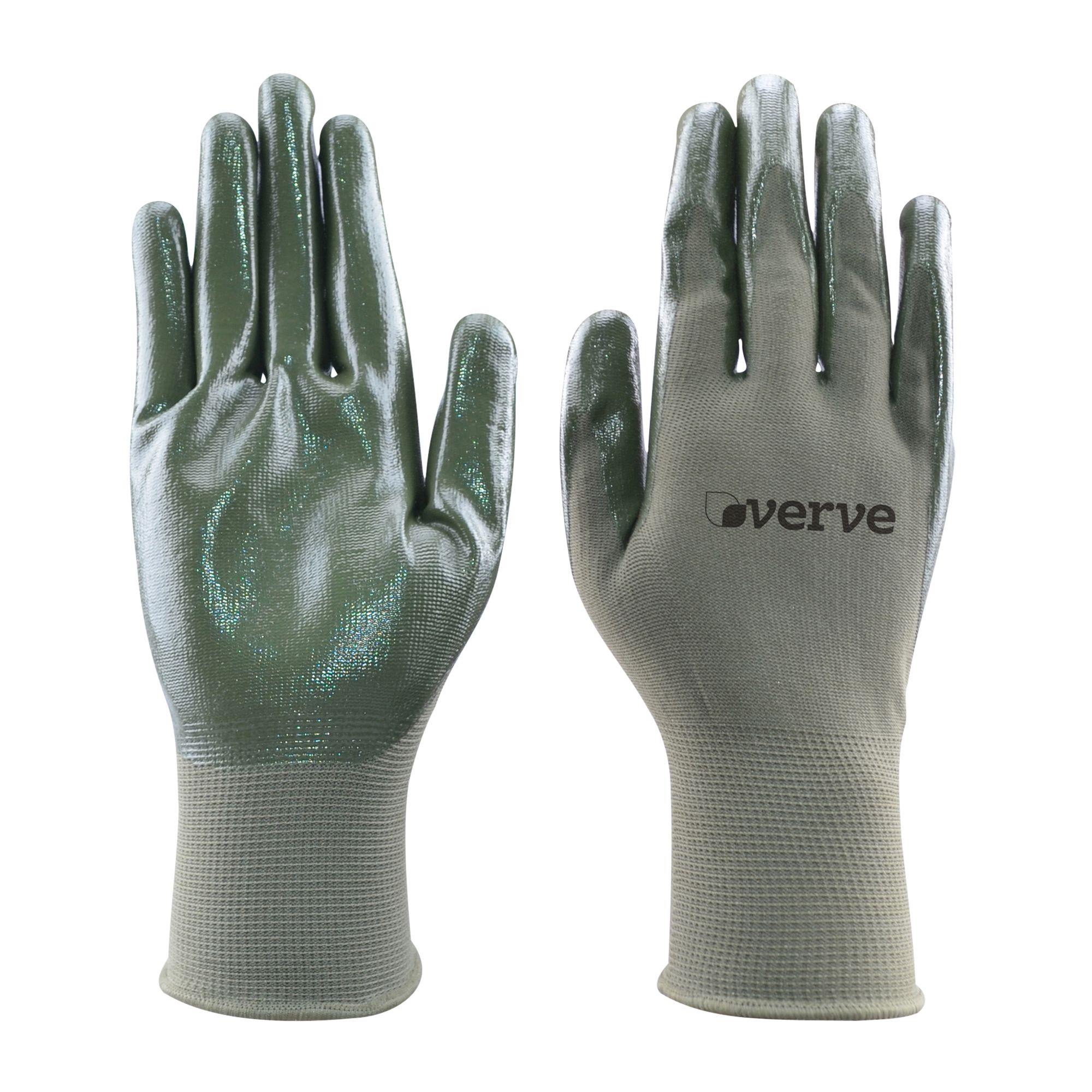 Verve Nylon Olive Gardening gloves X Large