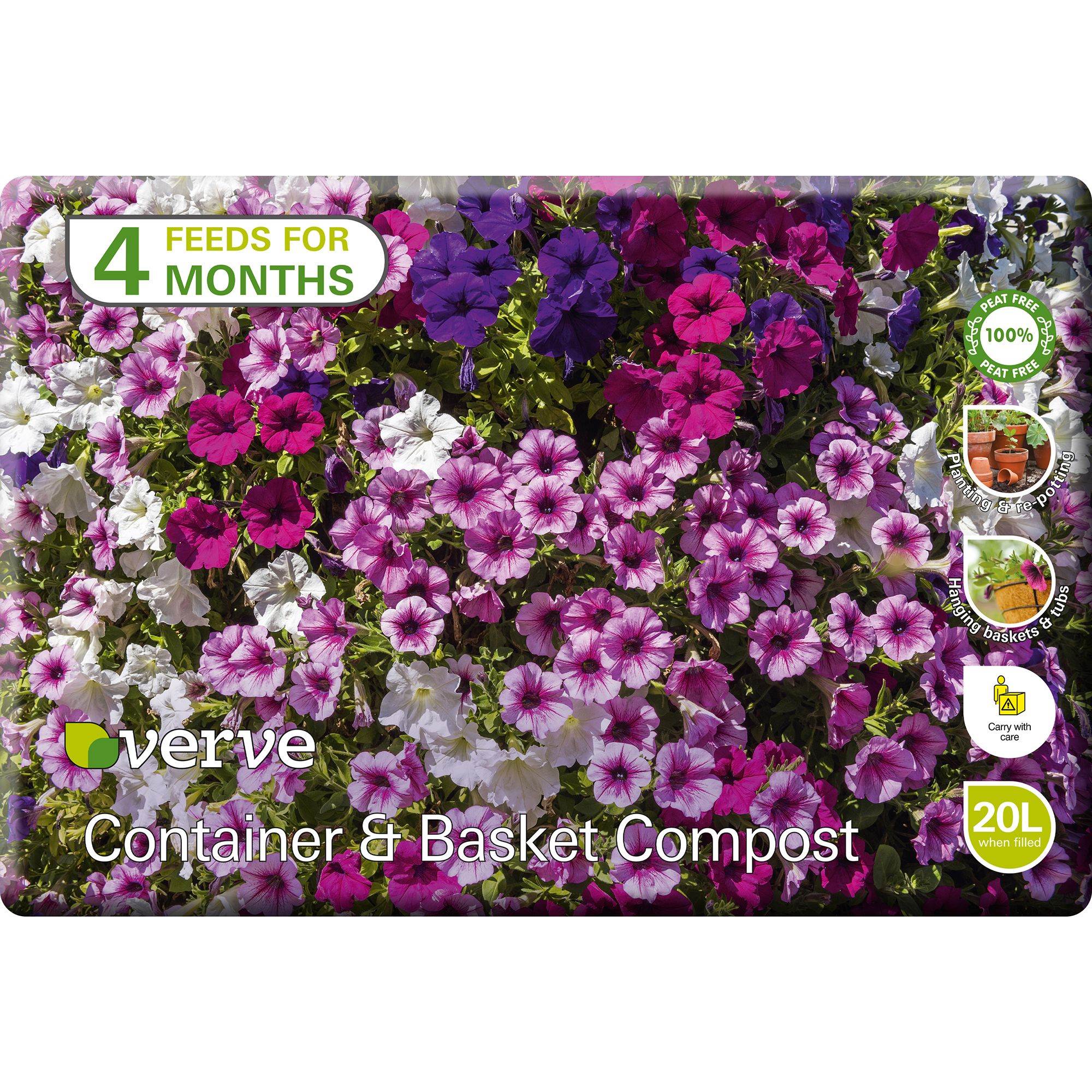 Verve Peat-free Compost 20L | DIY at B&Q