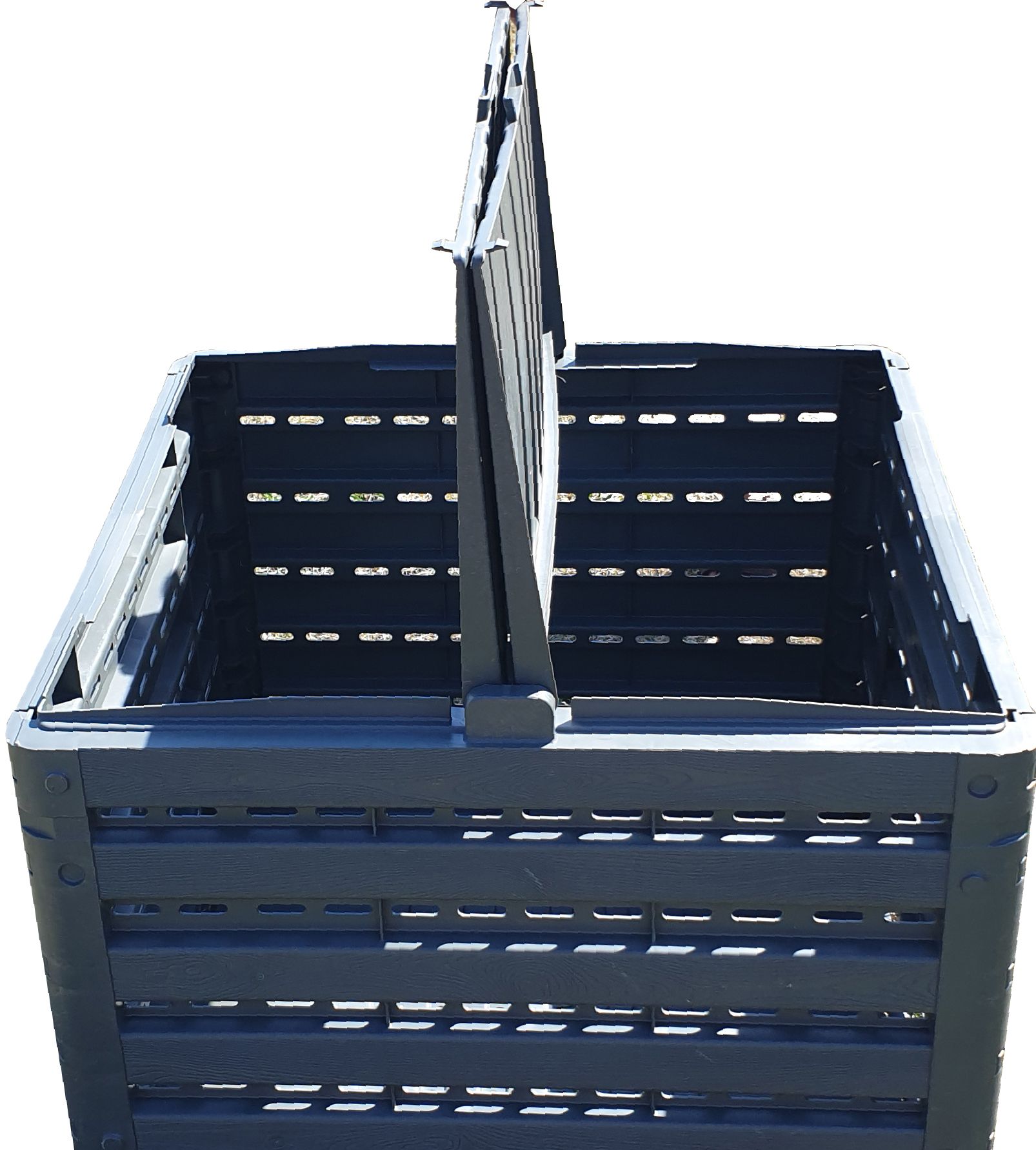 Verve Plastic Wood effect Composter 400L