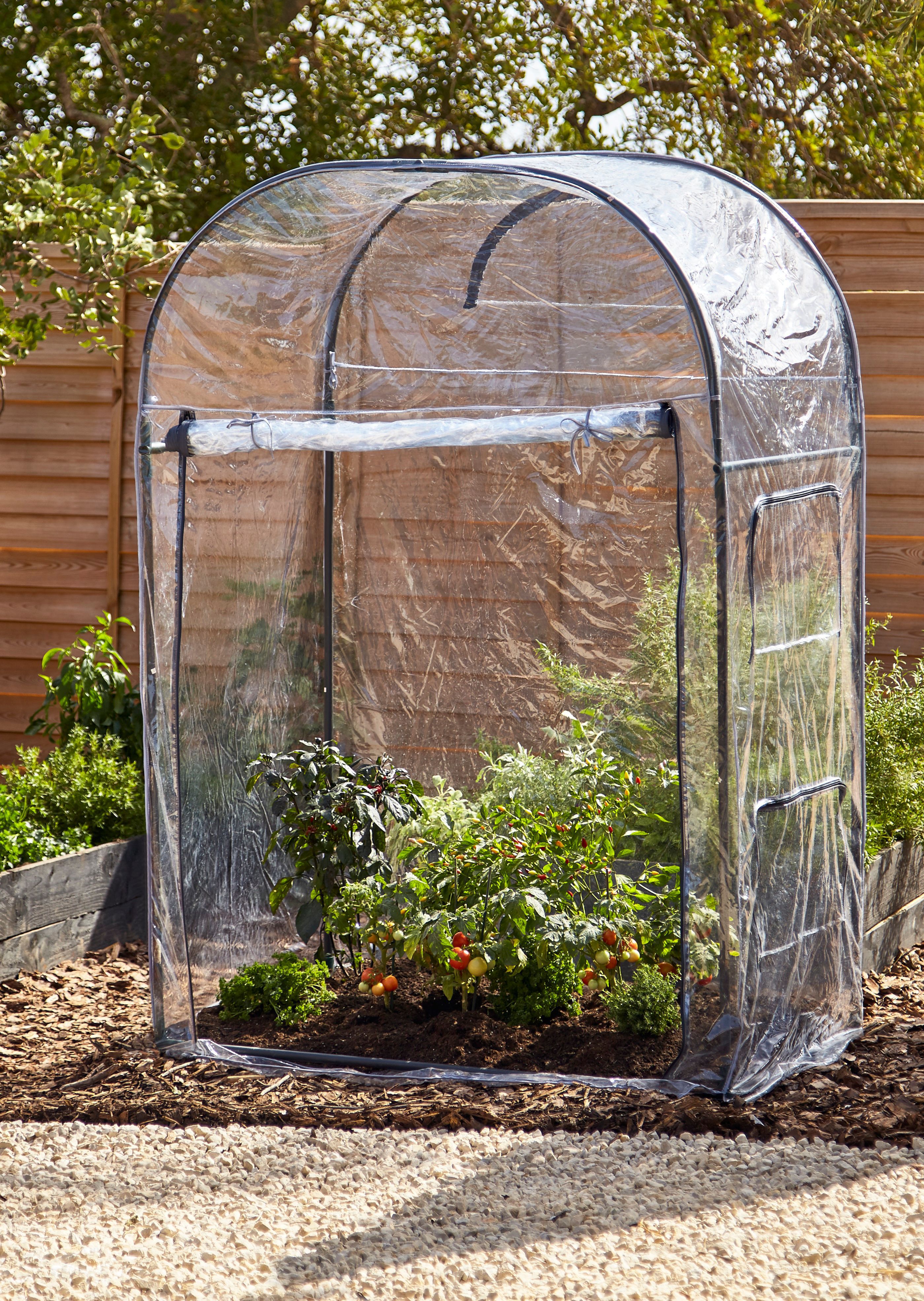 Verve Polyvinyl chloride (PVC) & steel Kitchen Garden Grow tunnel