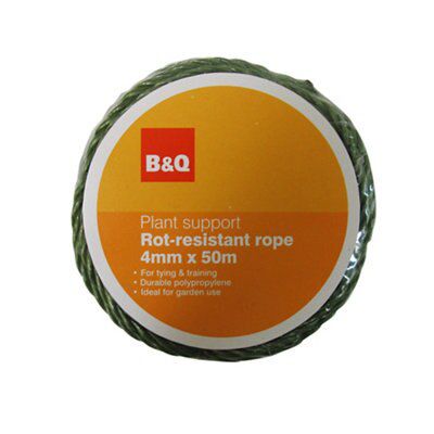 VERVE ROT RESISTANT ROPE 4MMX50M | DIY at B&Q