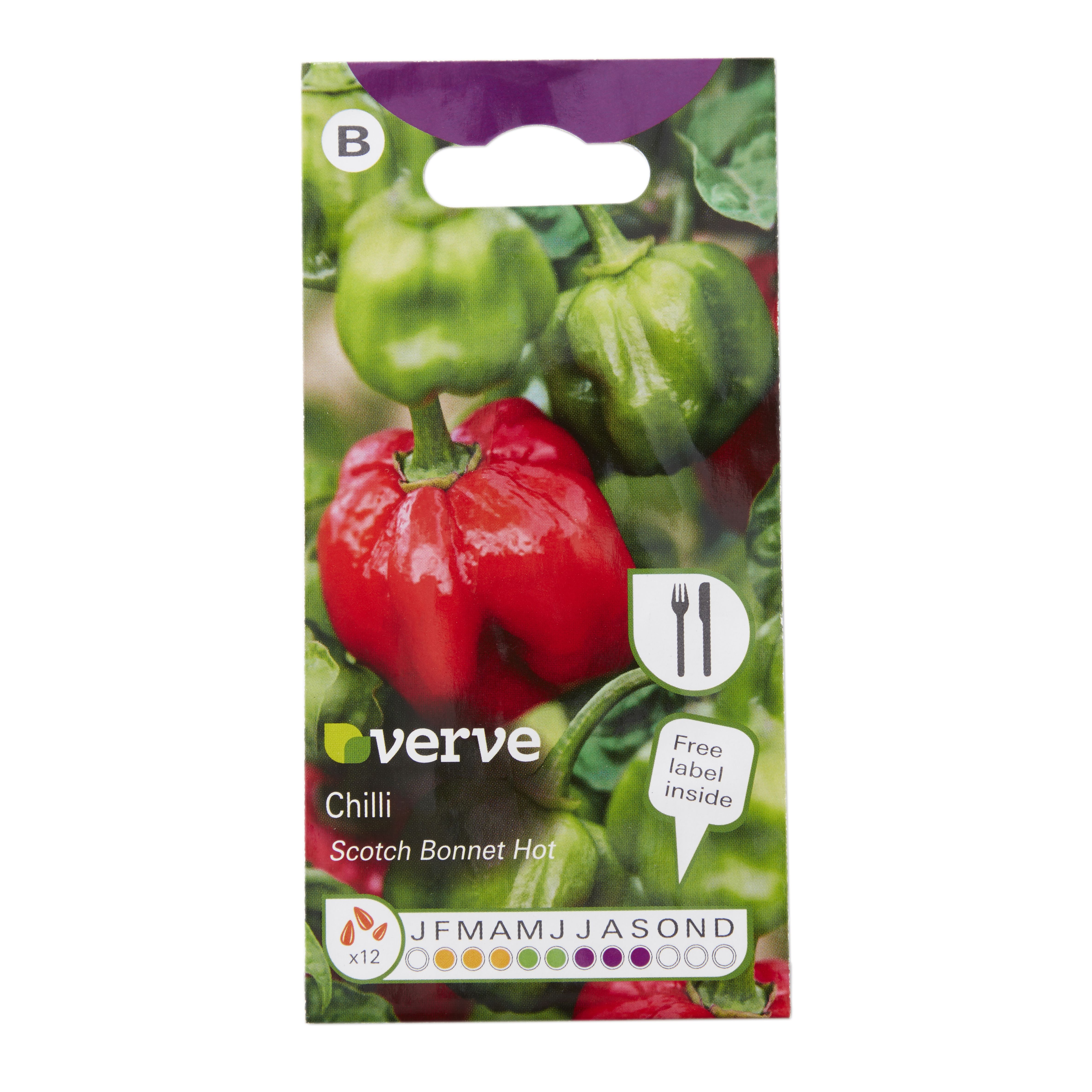 Verve Scotch bonnet chilli Vegetable Seeds
