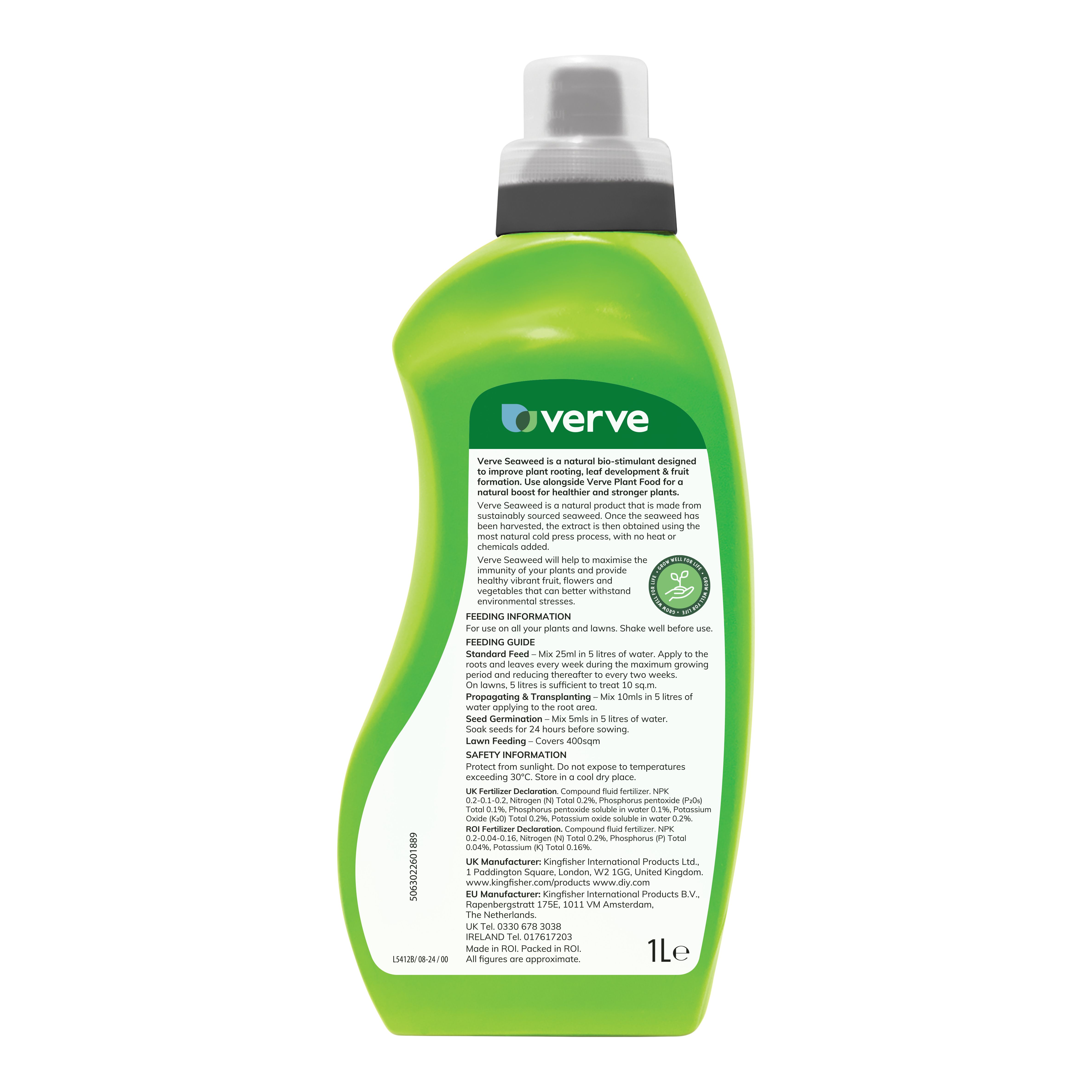 Verve Seaweed Liquid Plant feed, 1L