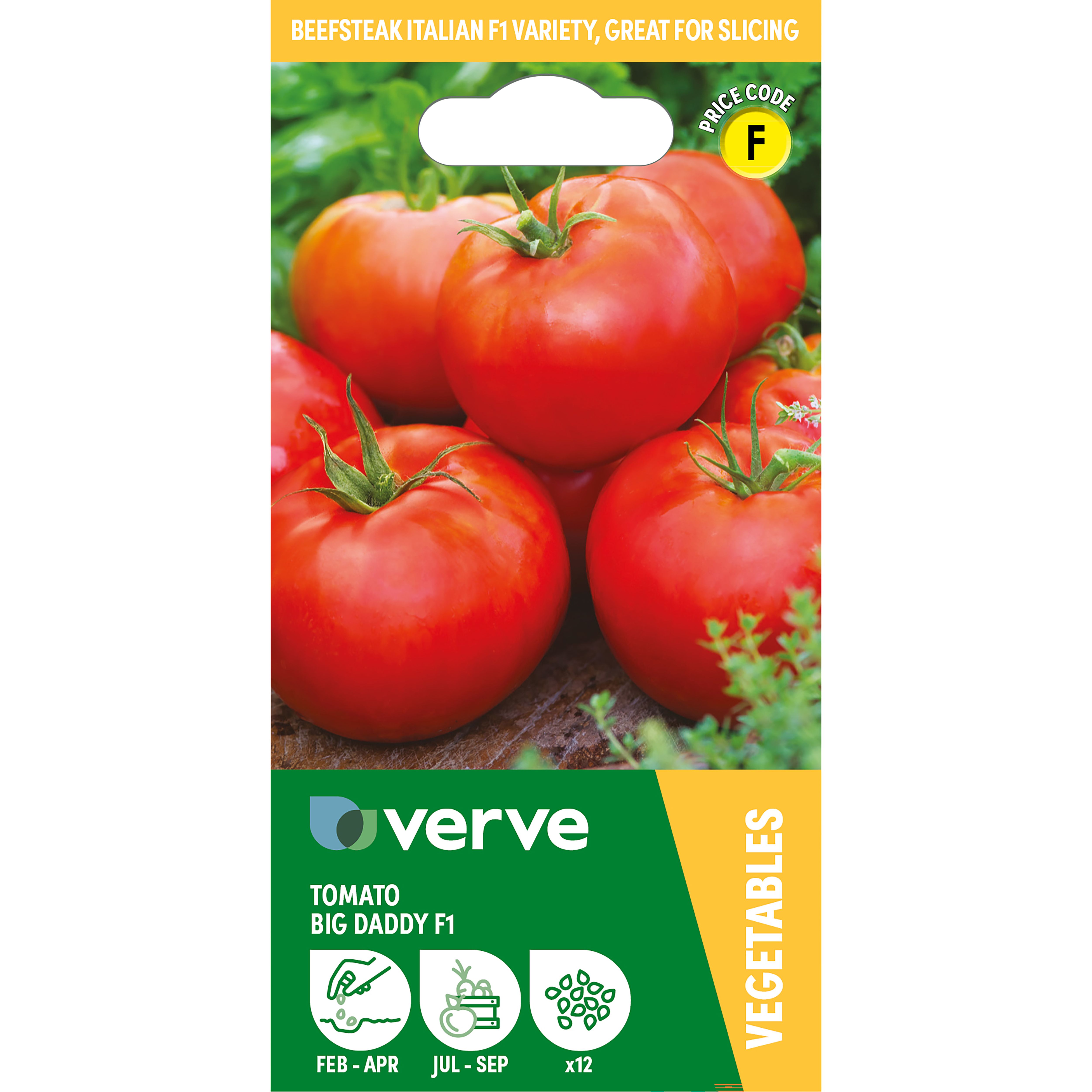 Verve Tomato 'Big Daddy F1' Vegetable Seeds