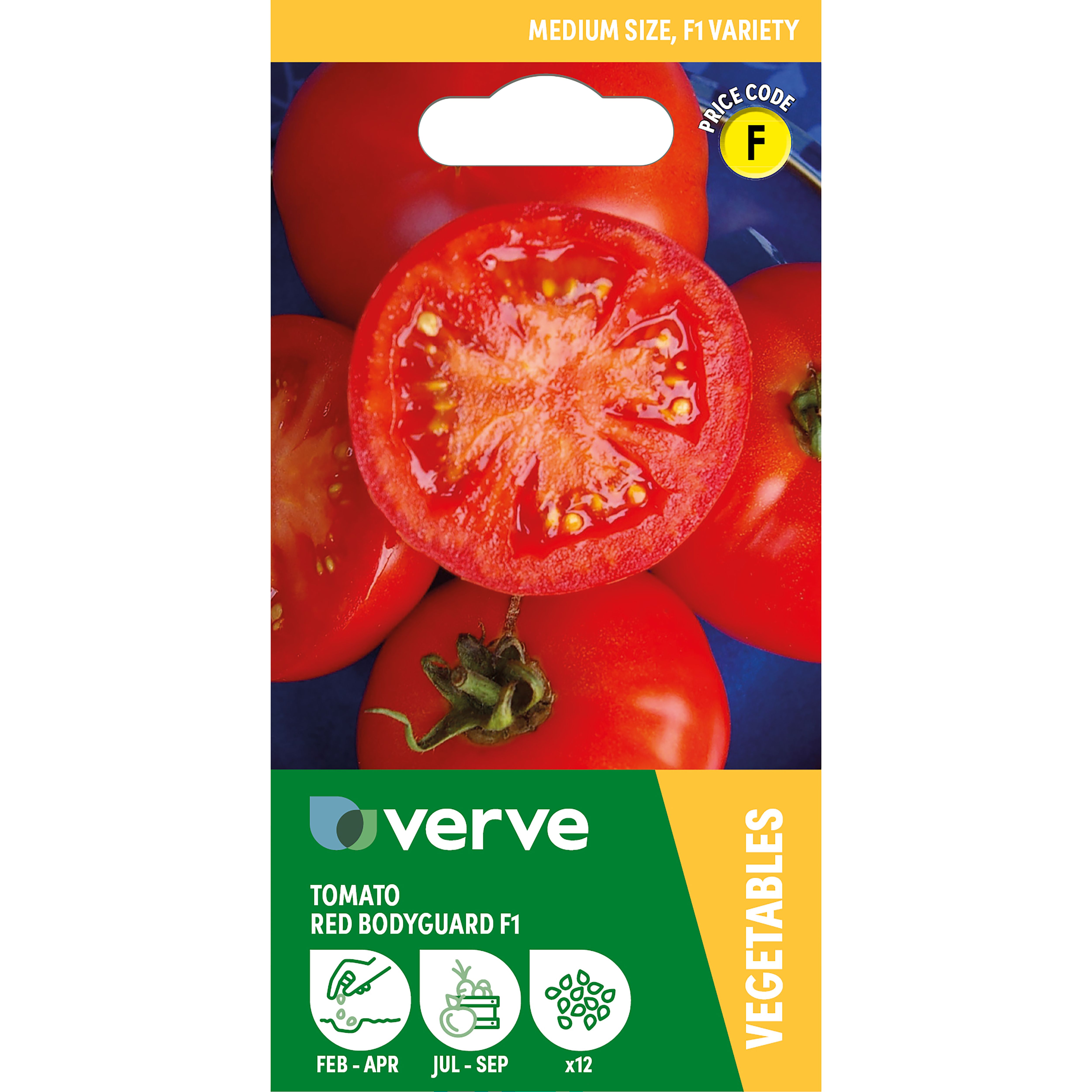 Verve Tomato 'Red Bodyguard F1' Vegetable Seeds