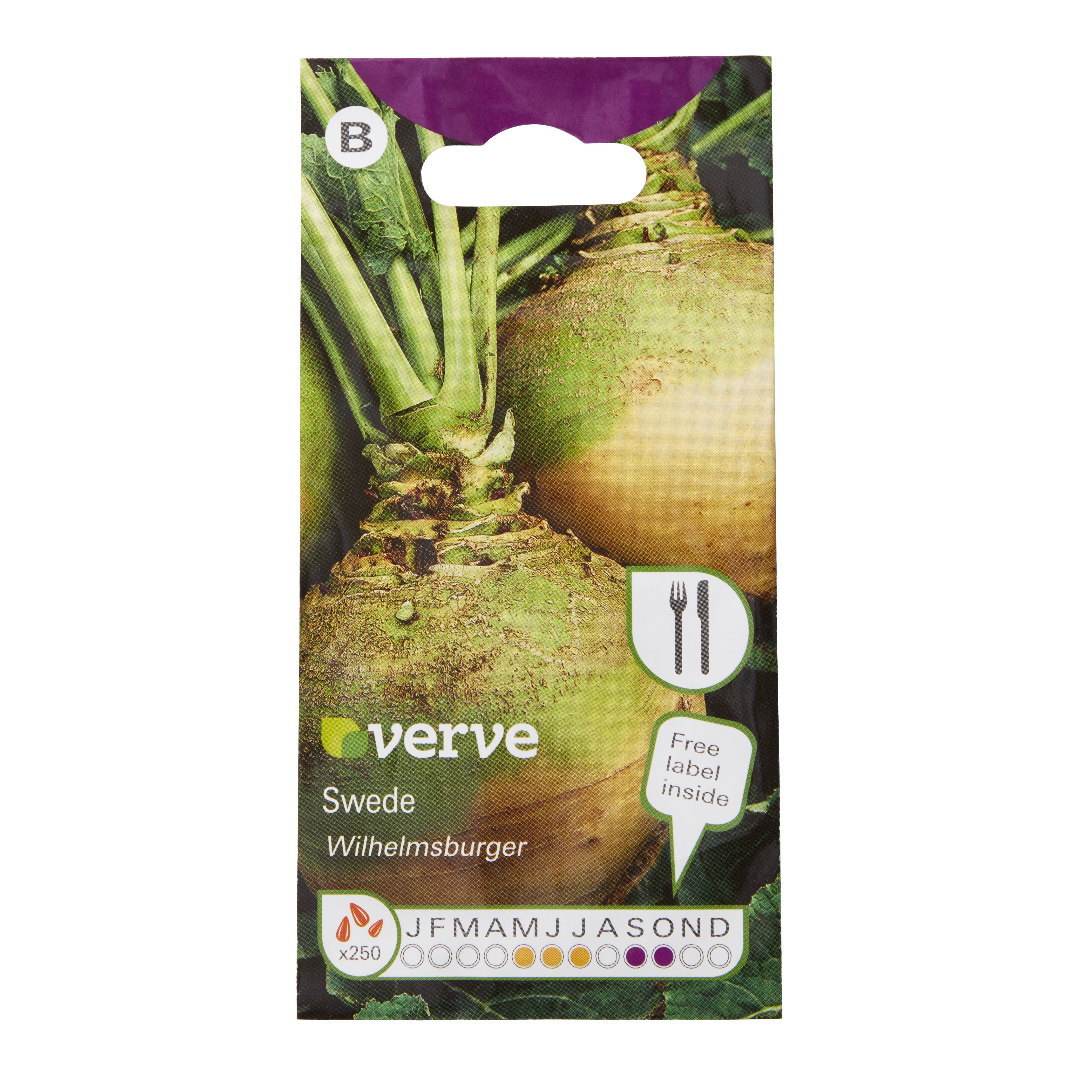 Verve Wilhelmsburger swede Vegetable Seeds