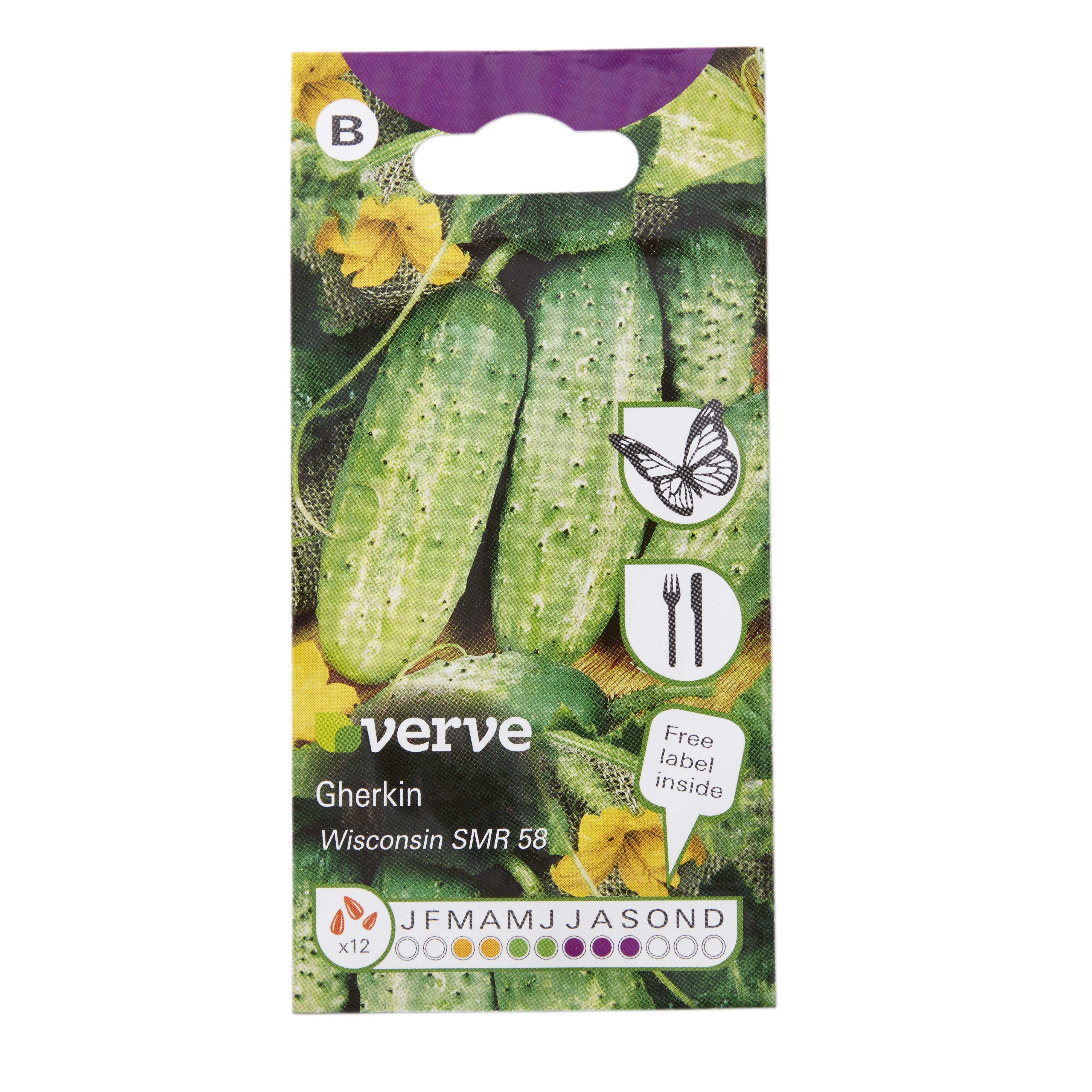 Verve Wisconsin gherkin Vegetable Seeds