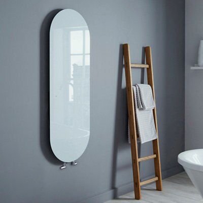 Vetro soap White Column Radiator, (W)500mm x (H)1380mm