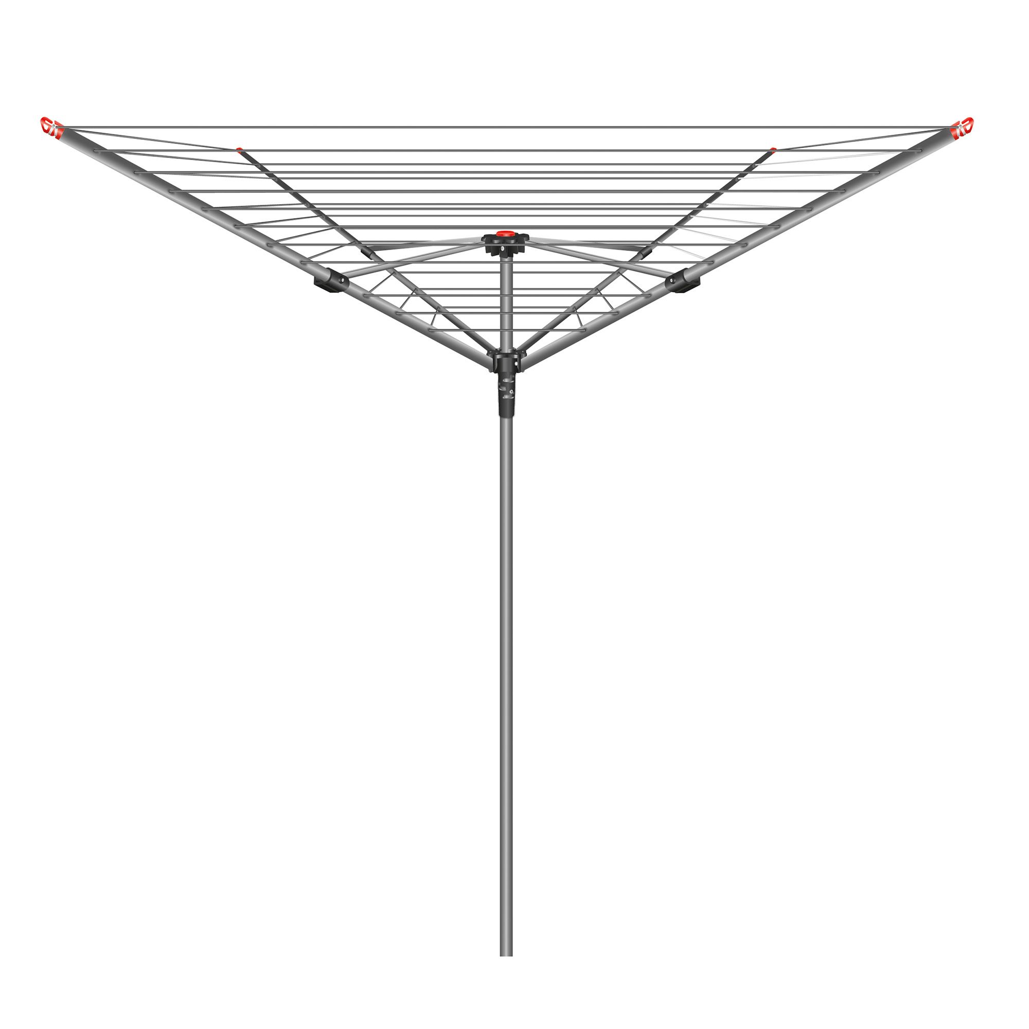 Vileda Arm Grey Rotary Airer, 50m | atelier-yuwa.ciao.jp
