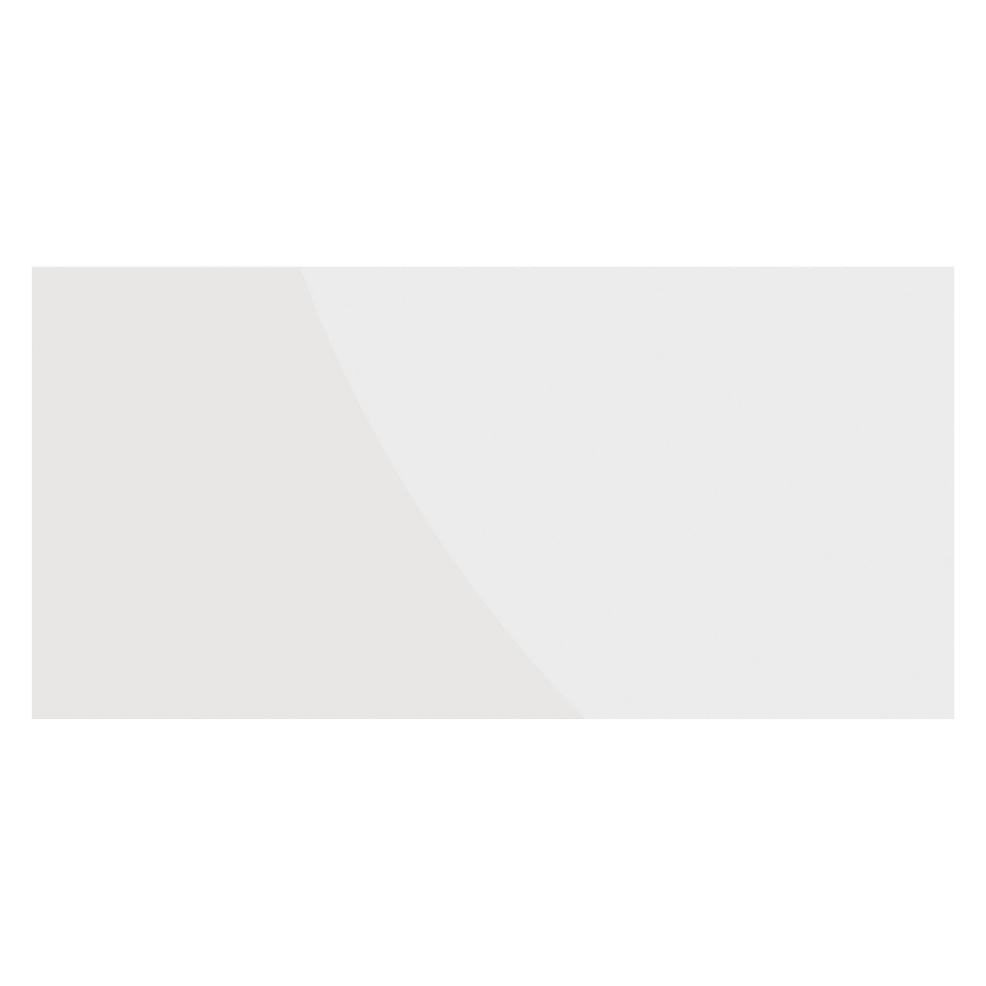 Vistelle High gloss White Acrylic Panel (W)100cm x (H)207cm x (D)4mm ...