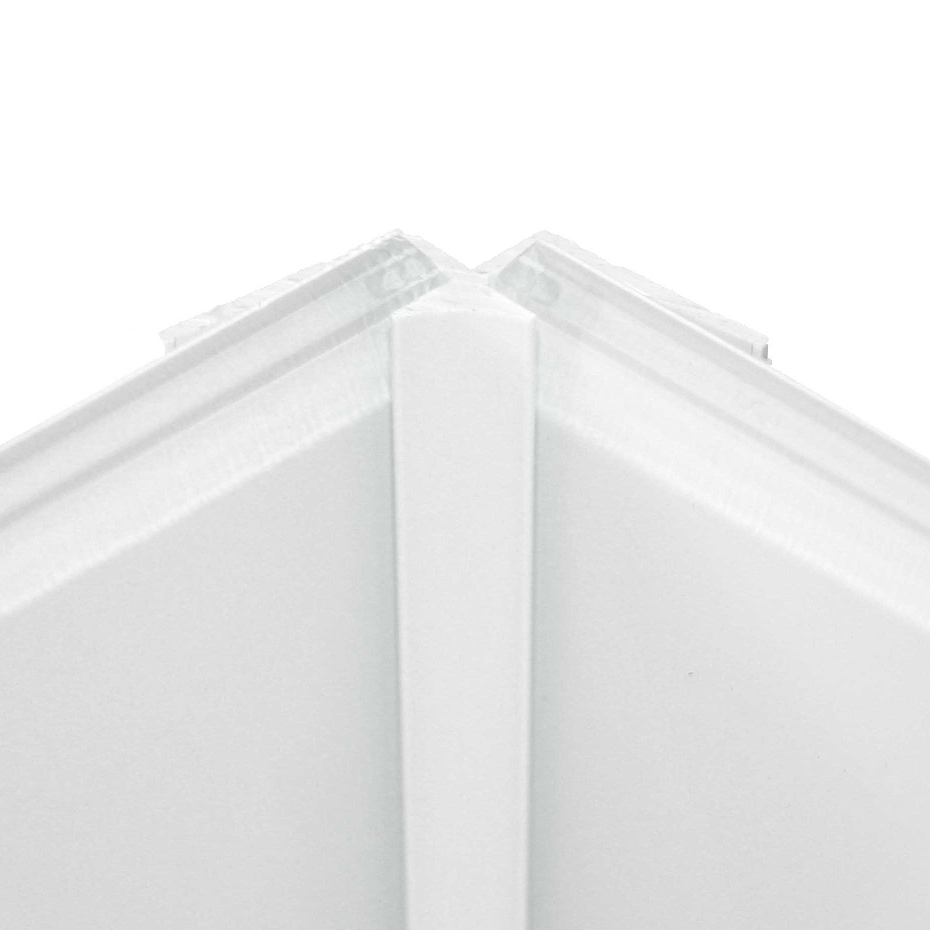 Vistelle Panel internal corner joint (L)2500mm (W)25mm - White
