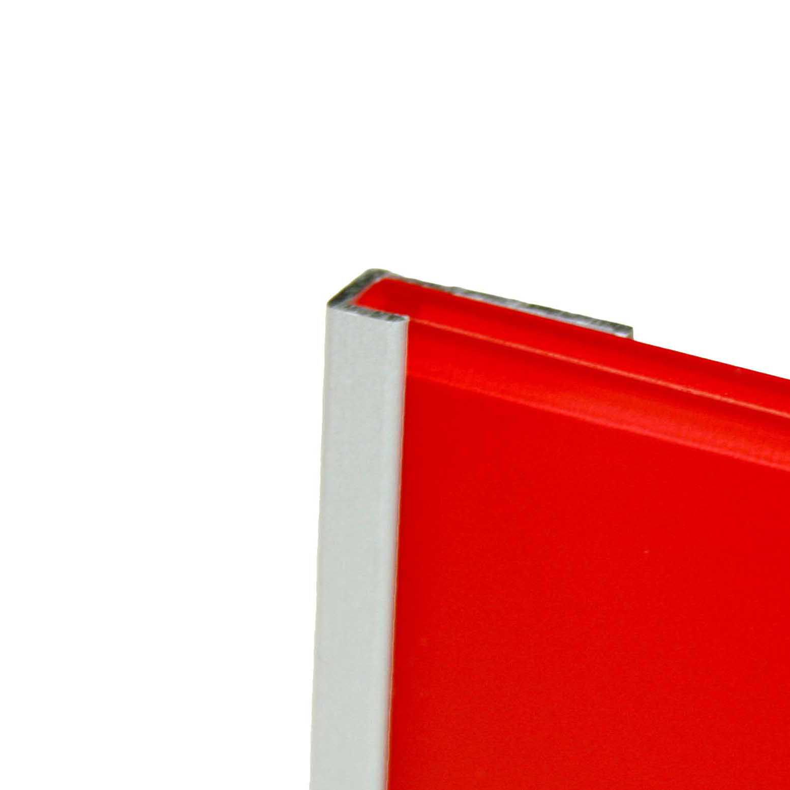 Vistelle Silver effect Straight Panel end cap, (L)2500mm | DIY at B&Q